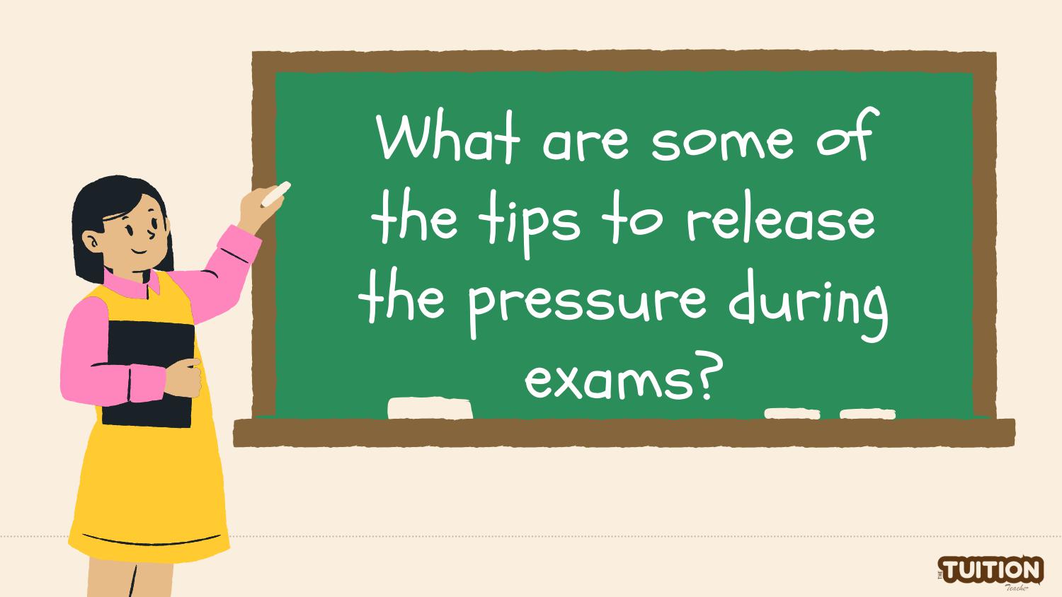 What are some of the tips to release the pressure during exams? by The ...