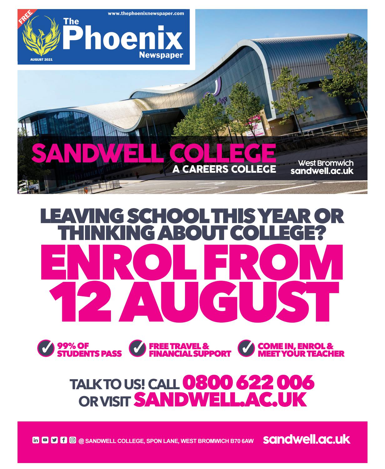 The Phoenix Newspaper - August 2021 by The Phoenix Newspaper - Issuu