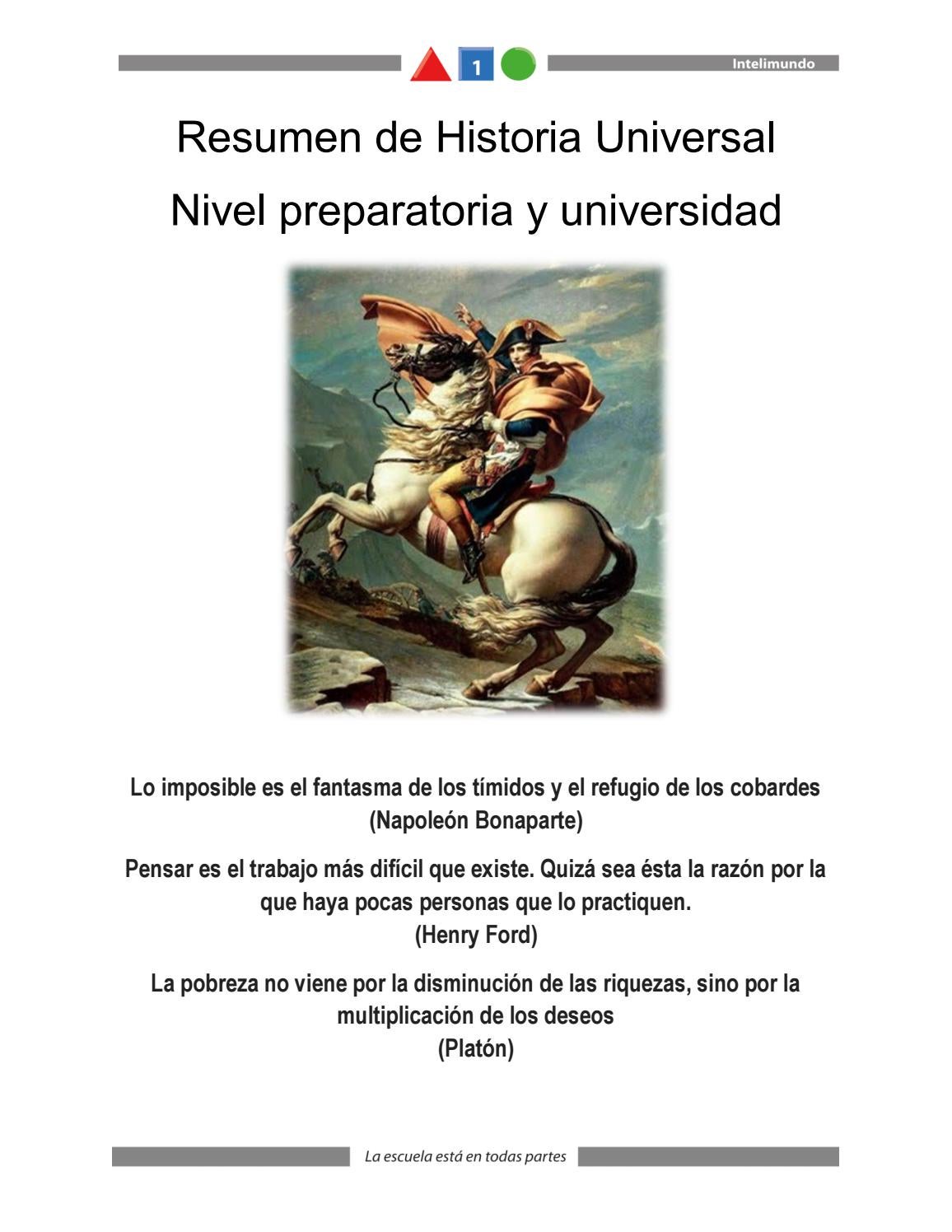 RESUMEN DE HISTORIA UNIVERSAL by CÉSAR GUILLERMO GONZÁLEZ DELGADO - Issuu