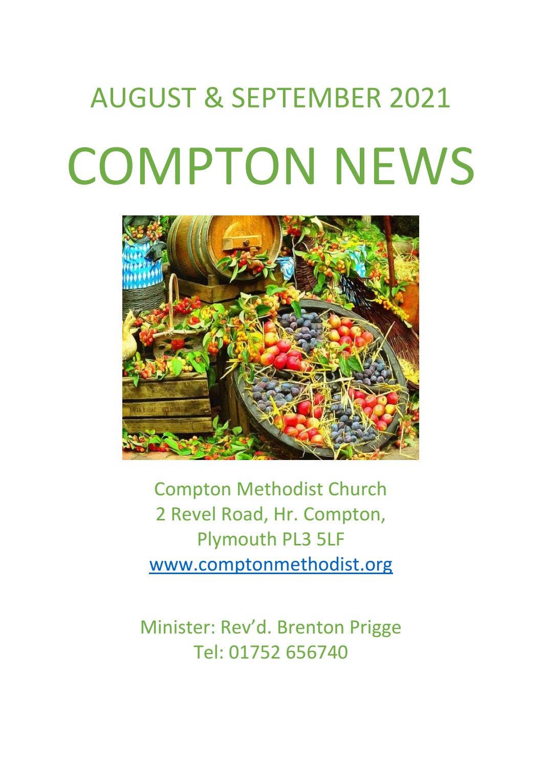 Compton Methodist Church News October 2021 by STAGG Distributors - Issuu