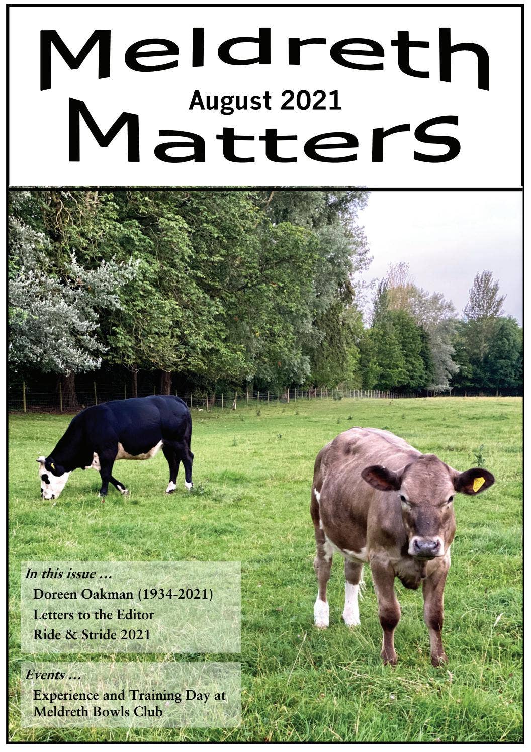 Meldreth Matters, August 2021 by Meldreth Matters - Issuu