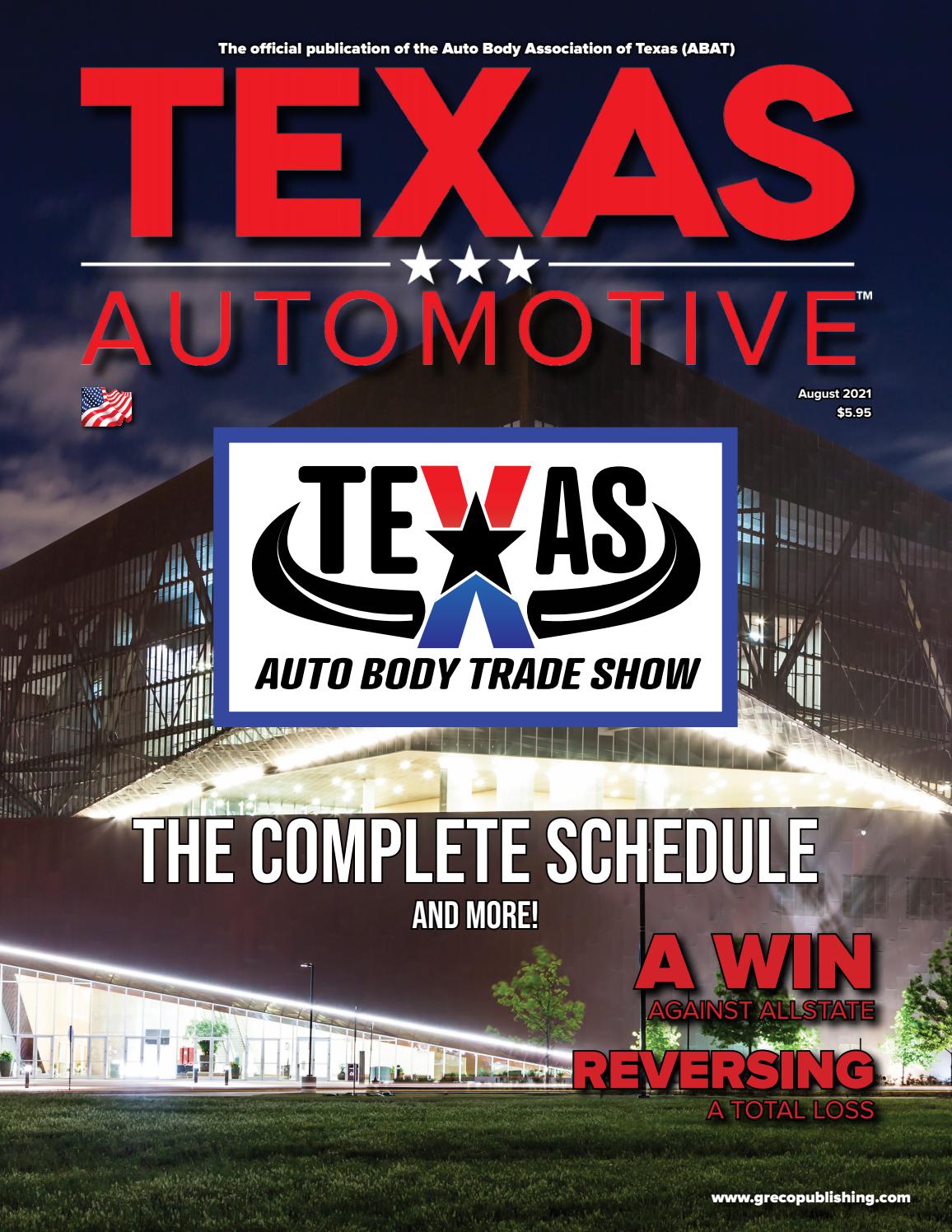 Texas Automotive August 2021 by Thomas Greco Publishing, Inc. - Issuu