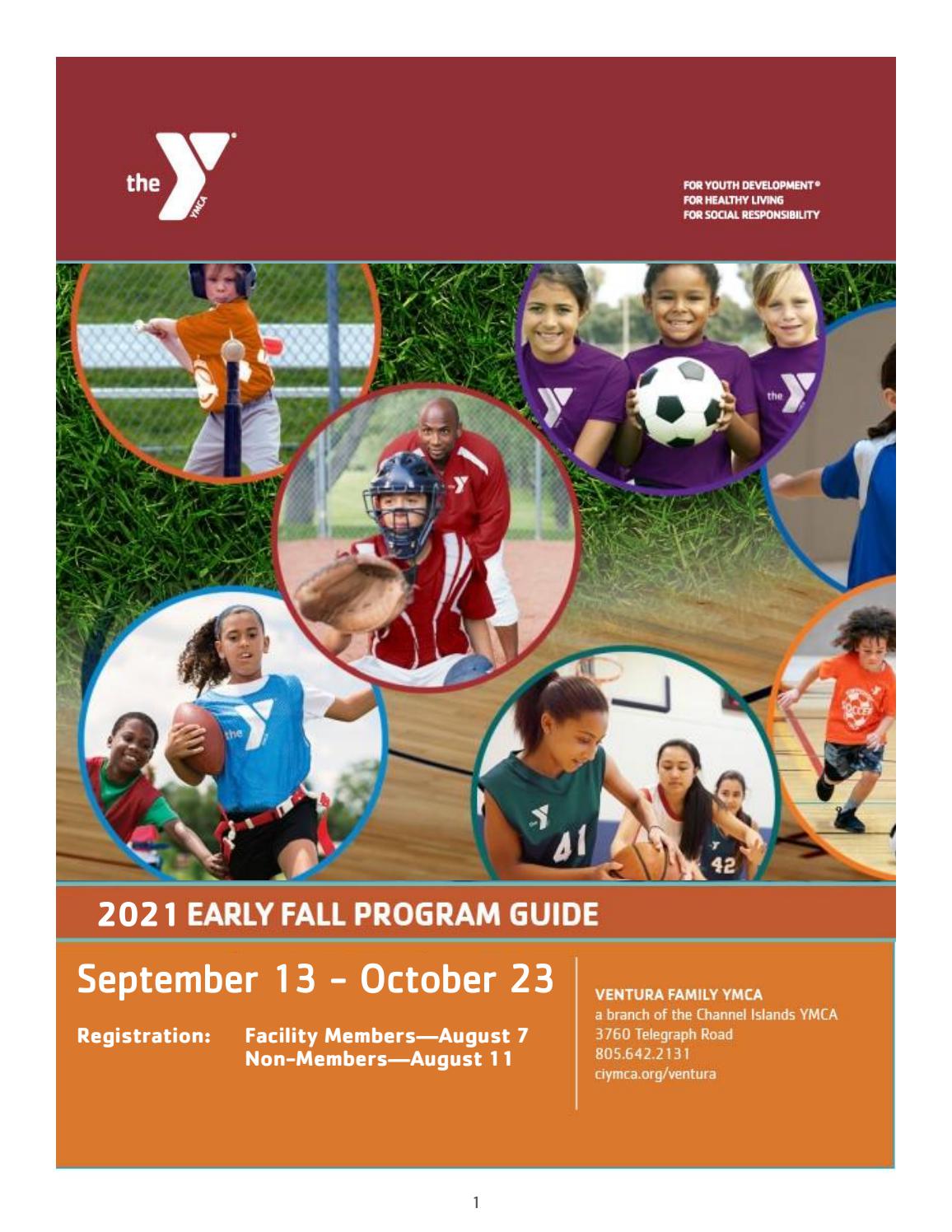 Ventura Family YMCA 2021 Early Fall Program Guide by Channel Islands ...