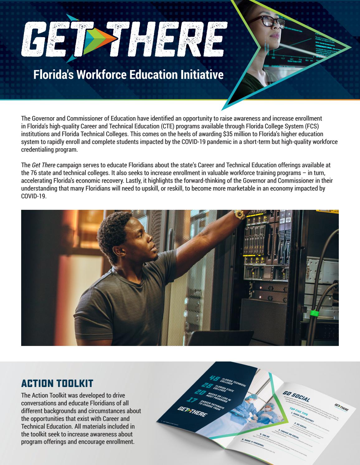 Get There, Florida's Workforce Initiative: An Overview of Get There by ...