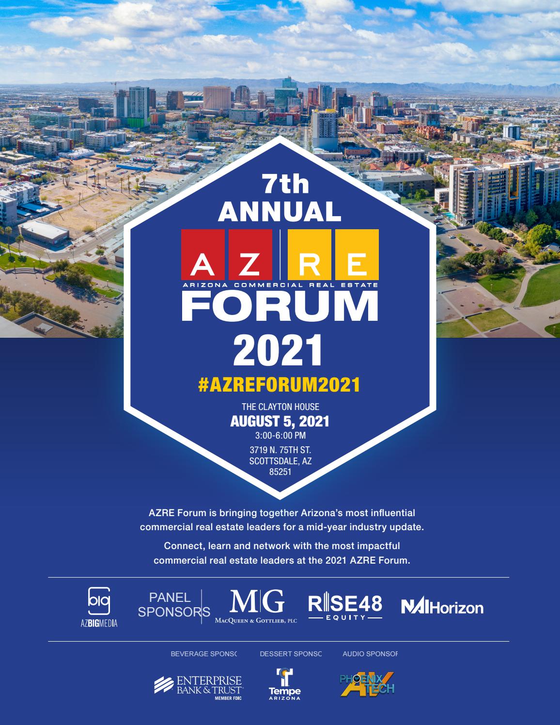 AZRE Forum Program 2021 by AZ Big Media - Issuu