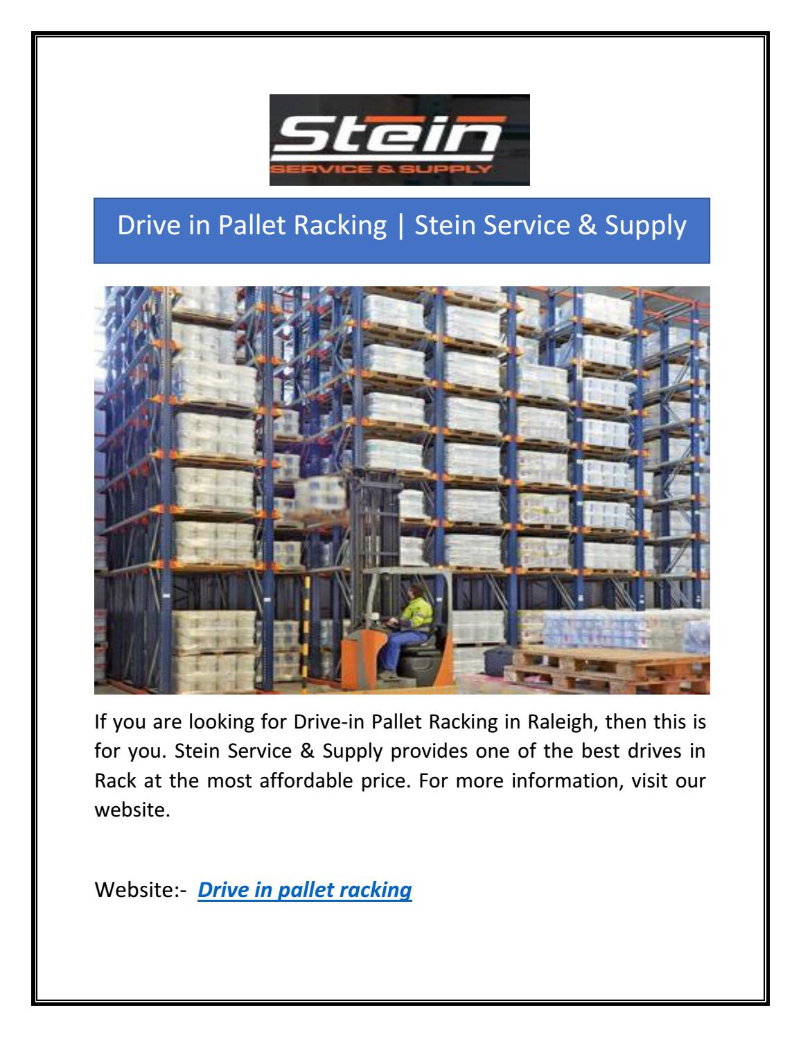 Drive in Pallet Racking | Stein Service & Supply by ...