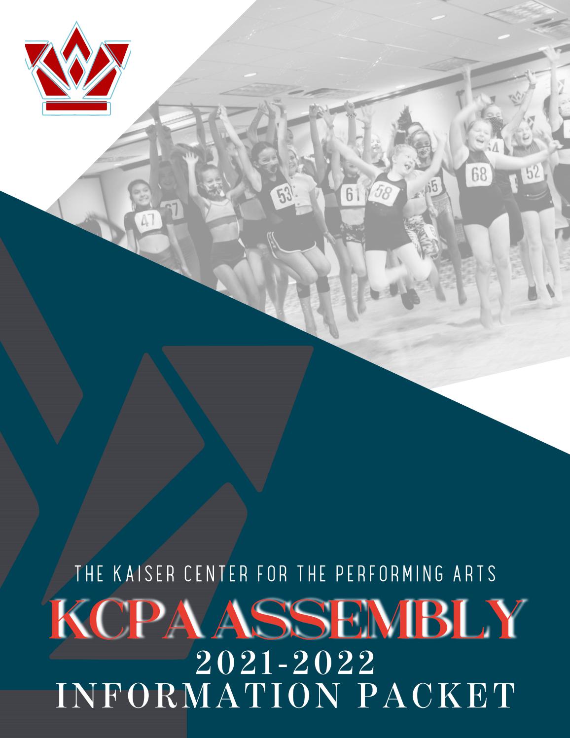 KCPA 2021-2022 ASSEMBLY INFO PACKET by kcpadance - Issuu