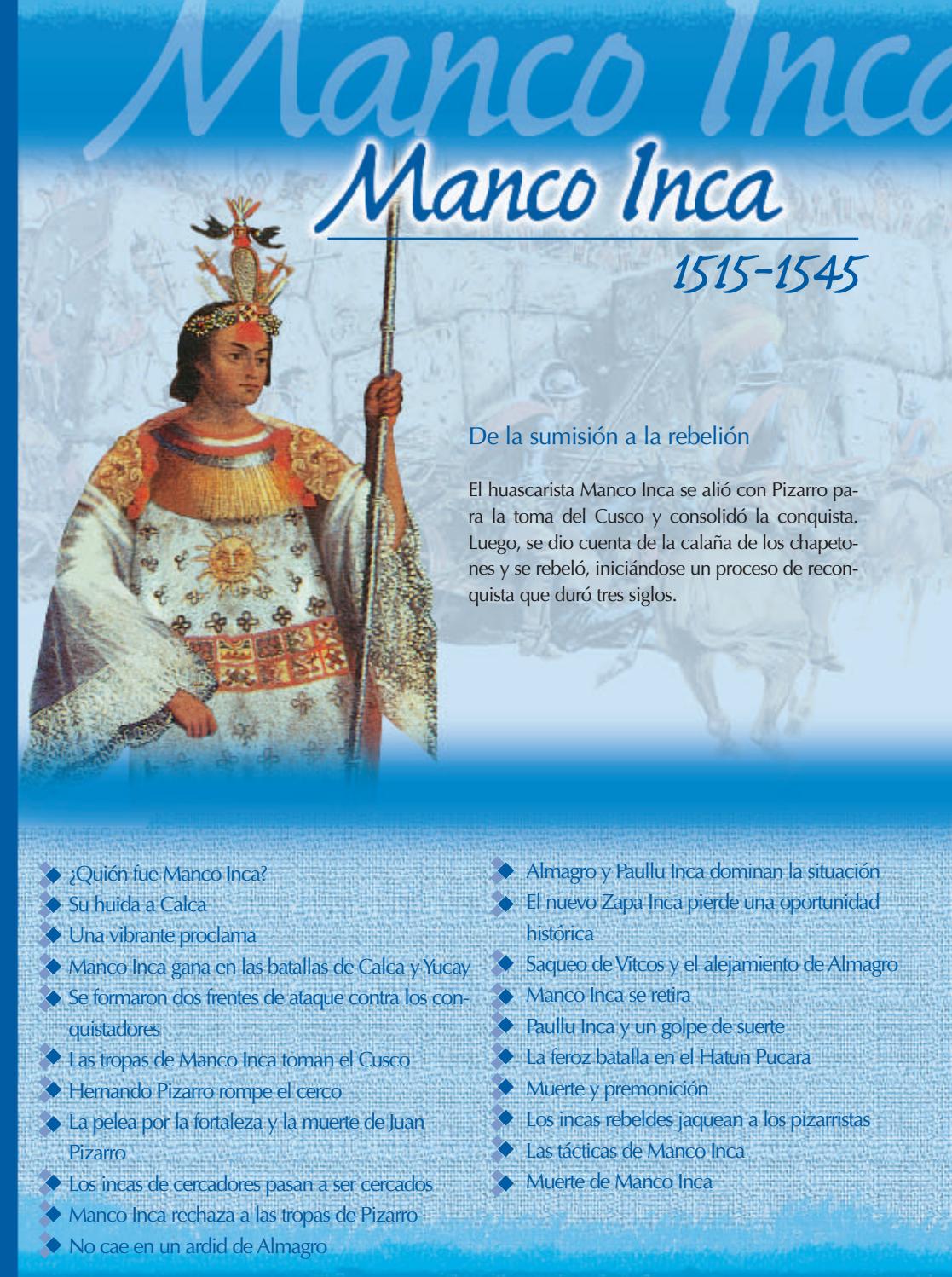 MANCO INCA by CÉSAR GUILLERMO GONZÁLEZ DELGADO - Issuu