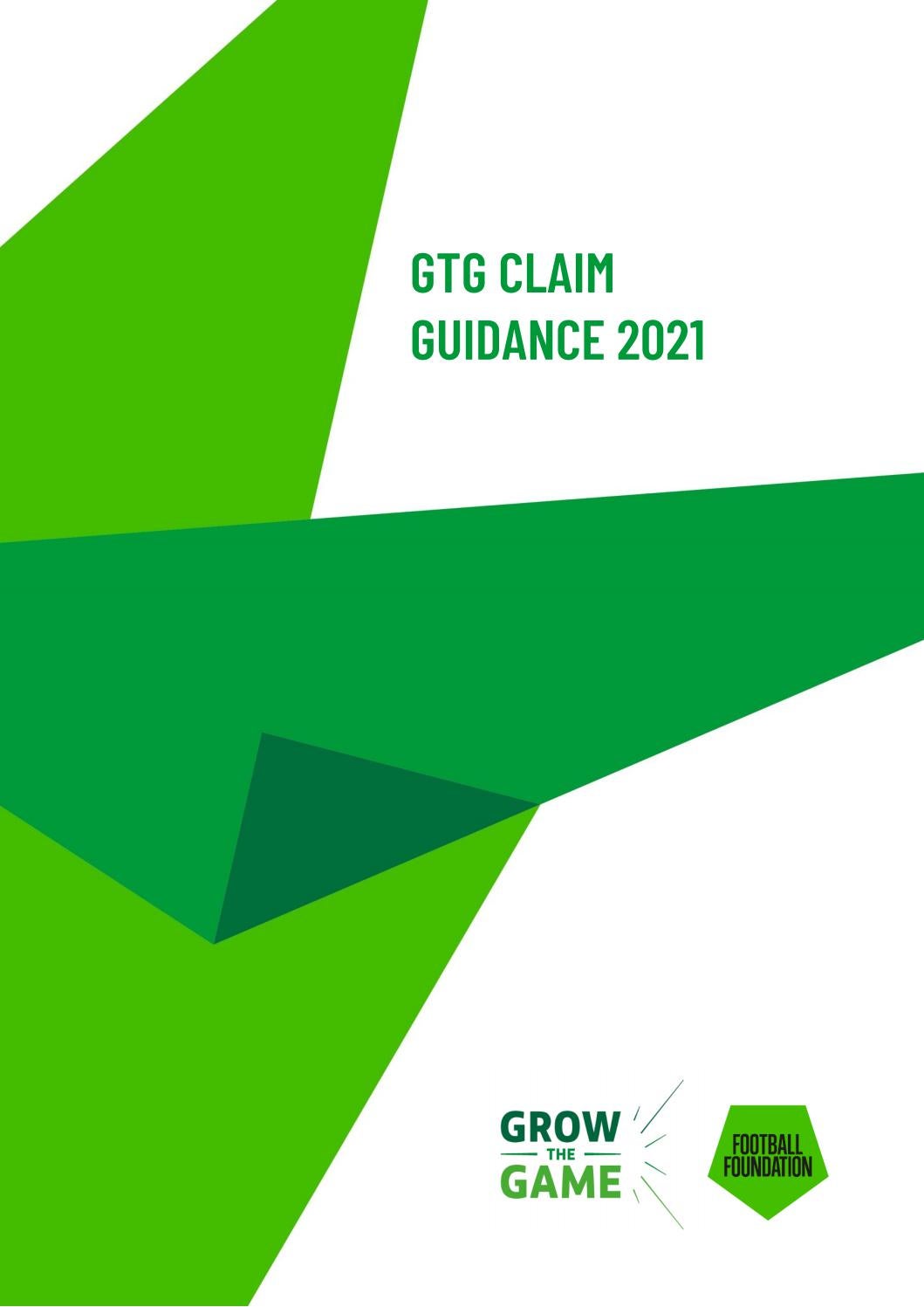 Grow the Game - claim guidance 2021 by footballfoundation - Issuu