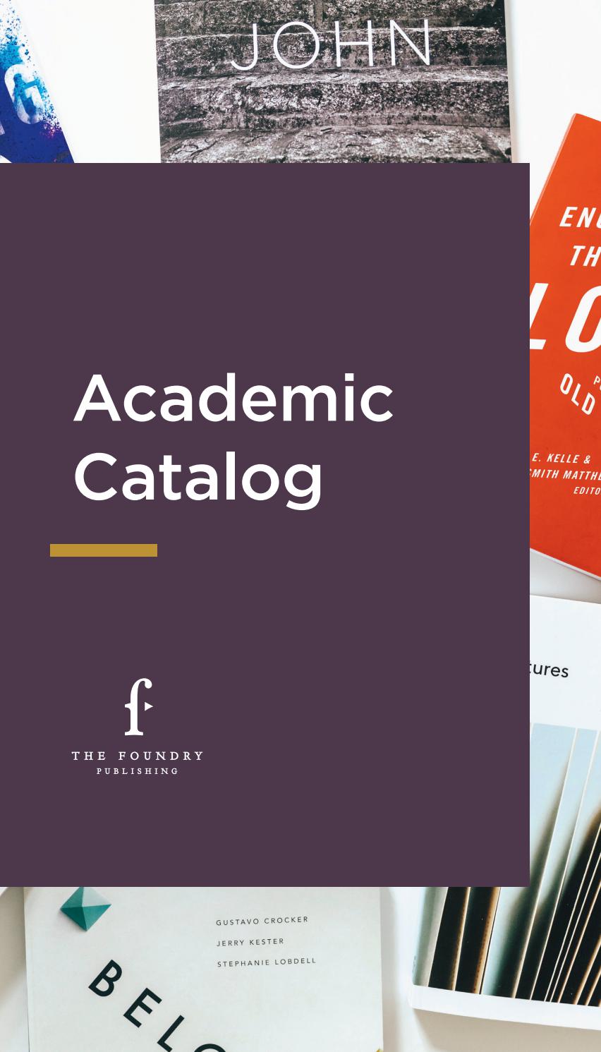 Academic Catalog 2021 by The Foundry Publishing - Issuu