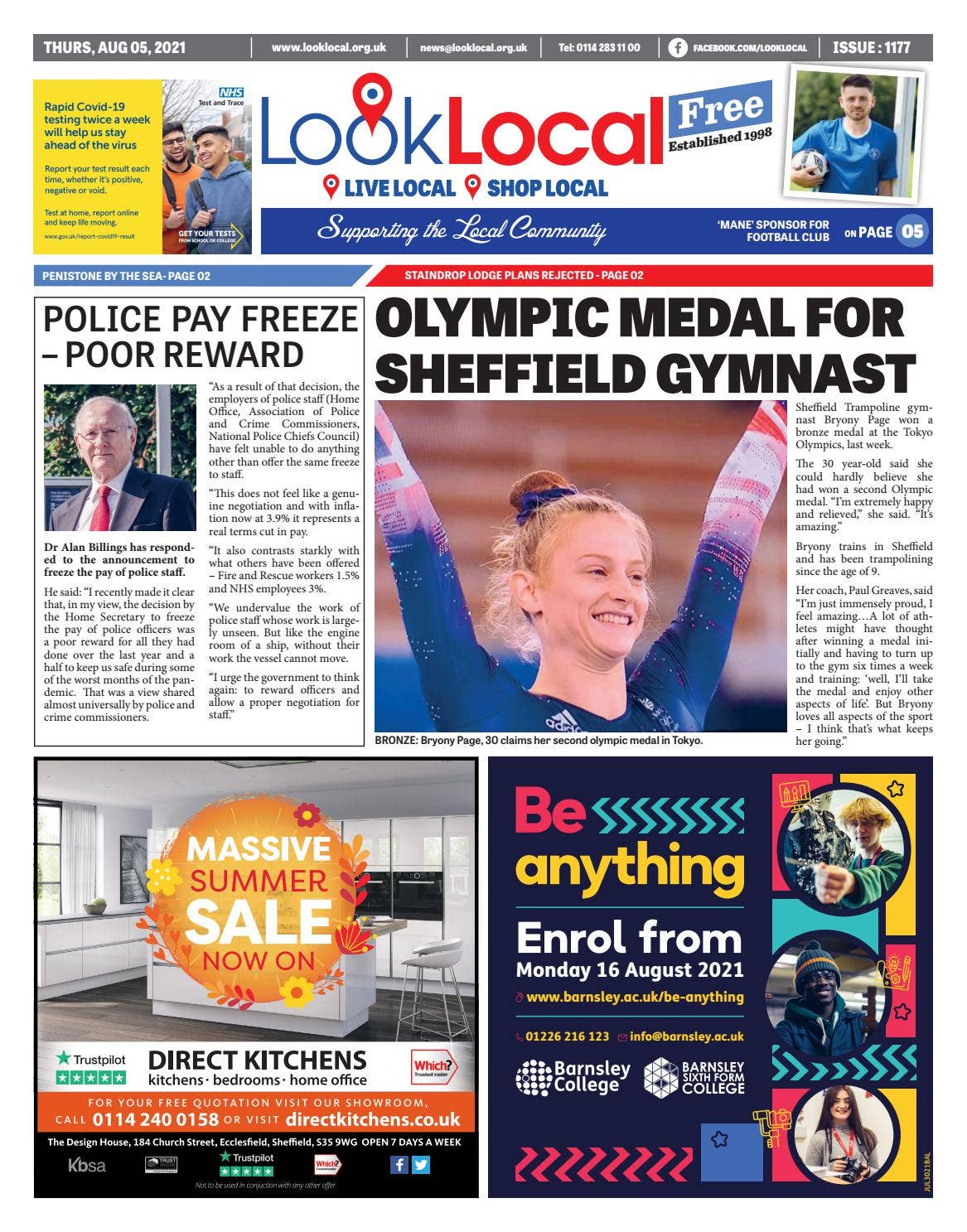 Issue 1177 Thursday 5 August 2021 by Look Local Newspaper - Issuu