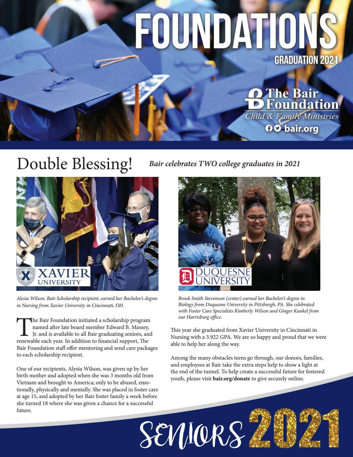 The Bair Foundation - Foundations Graduation Issue 2021 by The Bair ...