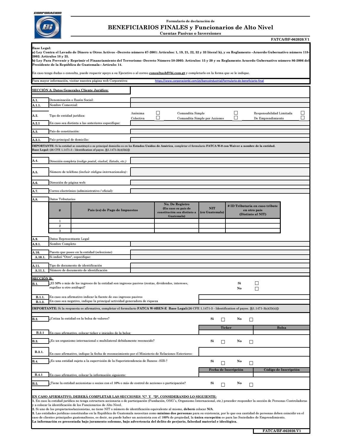 Formulario-Beneficiario-Final_AREAFATCABF_062020_v1 / Público by ...