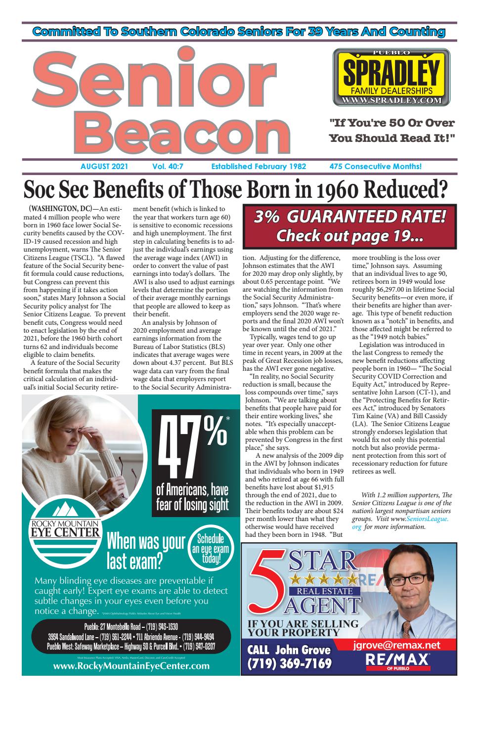 SENIOR BEACON AUGUST 2021 by BeaconNewsGroup - Issuu