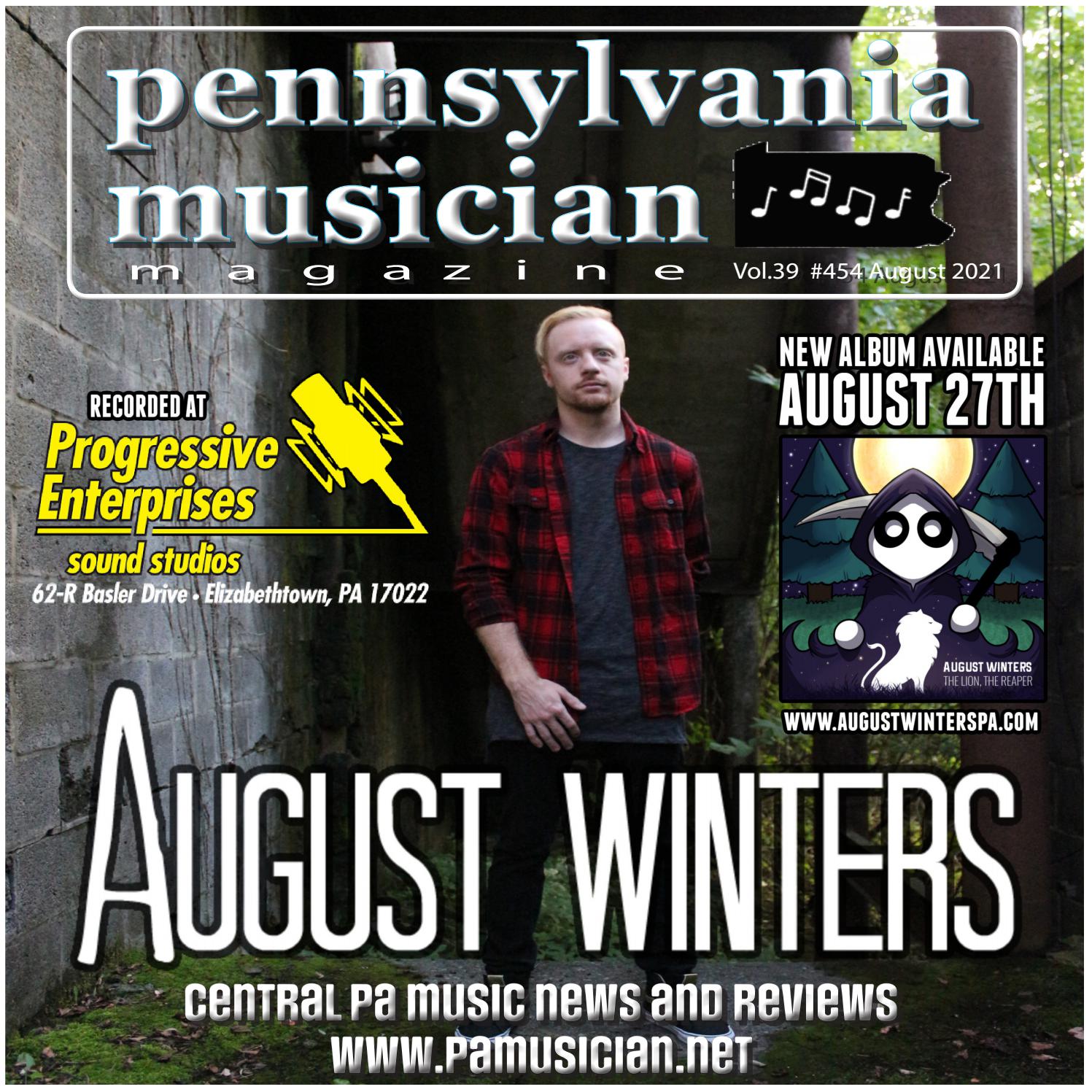 PA Musician Magazine August 2021 - August Winters by RACHEL ROCKS - Issuu