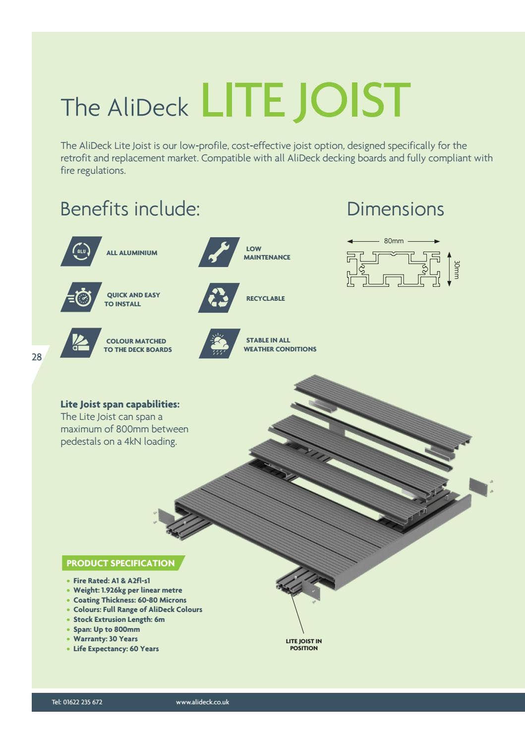 Ali-Deck Aluminium Decking Brochure | Able Canopies Ltd. by Able ...