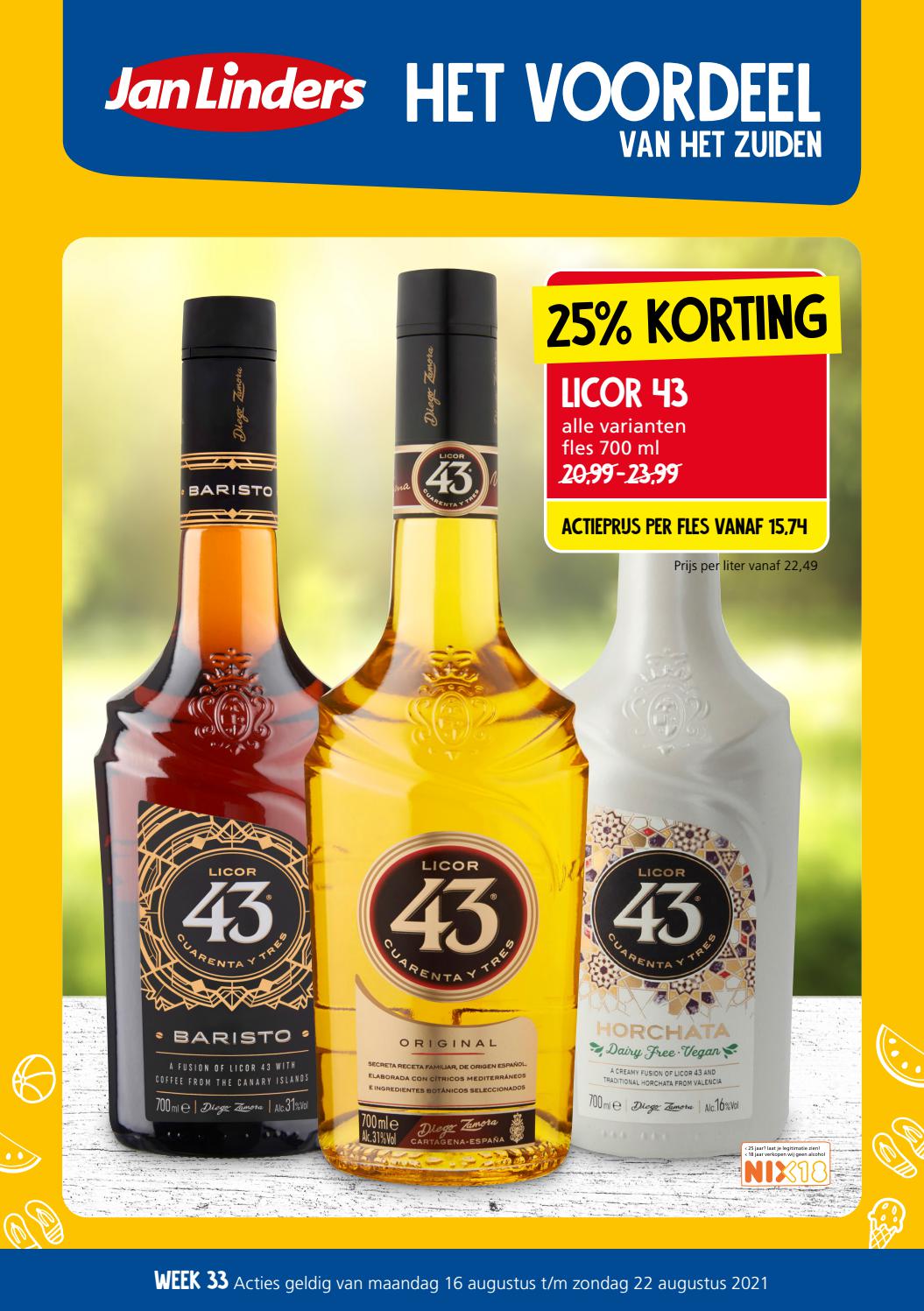 Jan Linders Slijterij aanbiedingen week 33 by Jan Linders Supermarkten ...