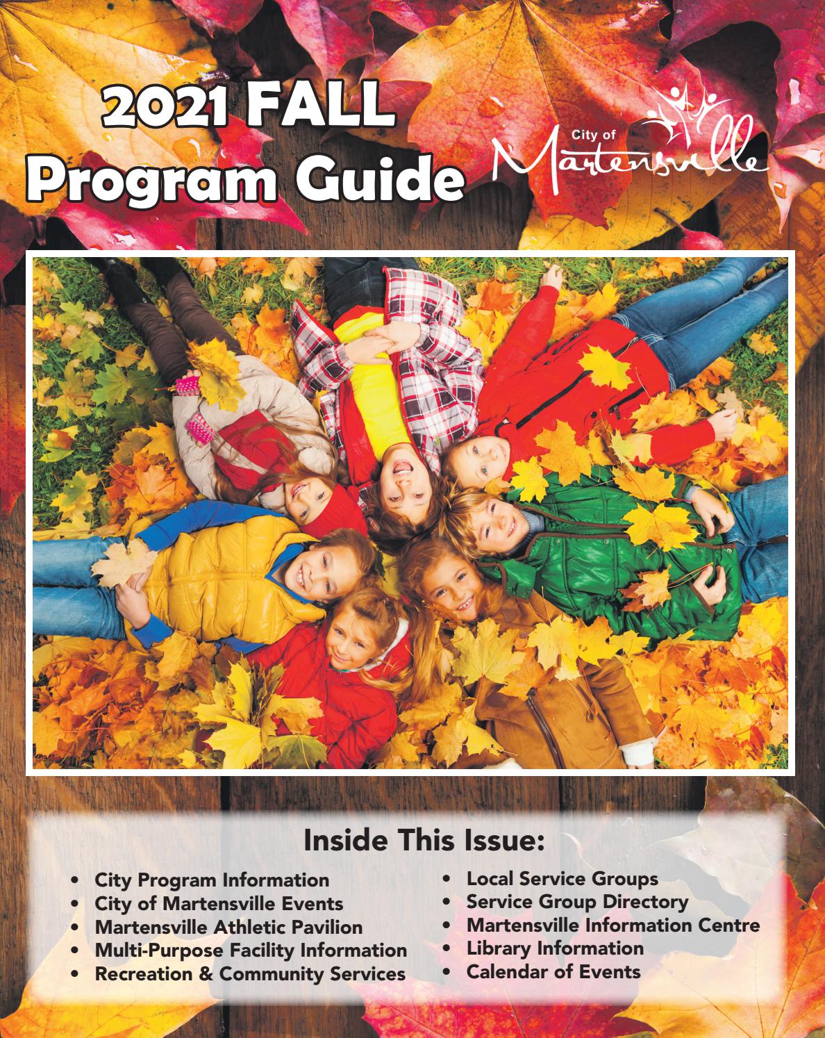 City of Martensville 2021 Fall Program Guide by Martensville Messenger ...