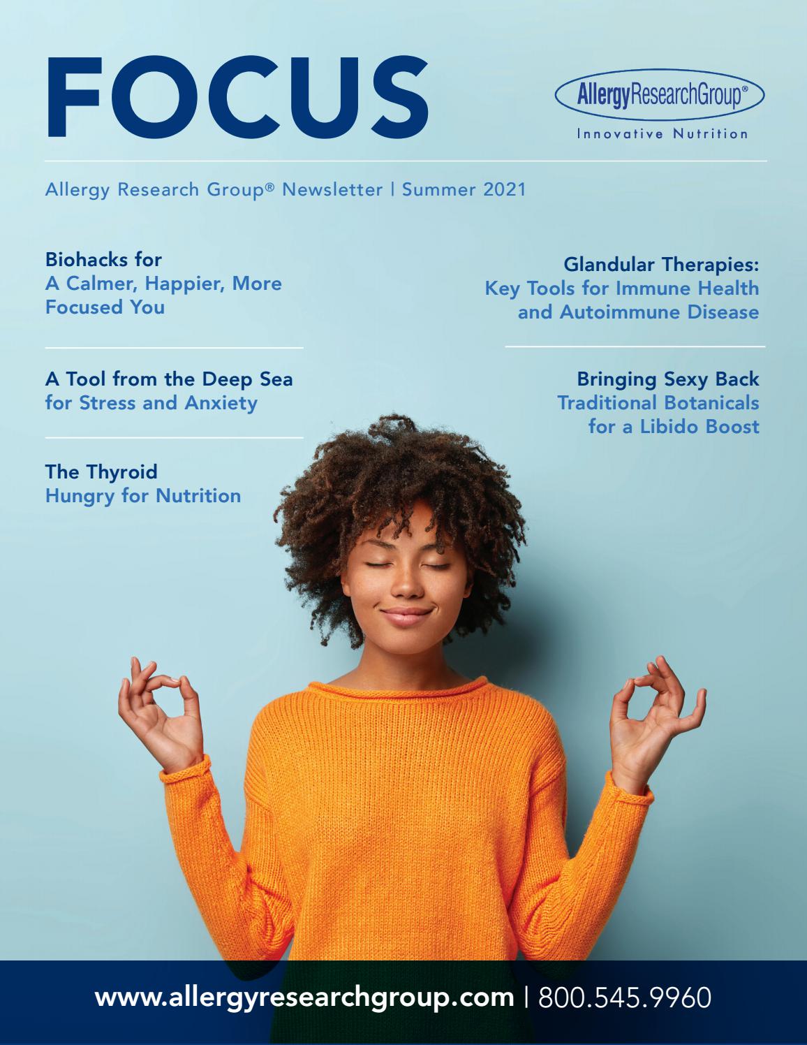 Focus Newsletter Summer 2021 preview by Allergy Research Group - Issuu