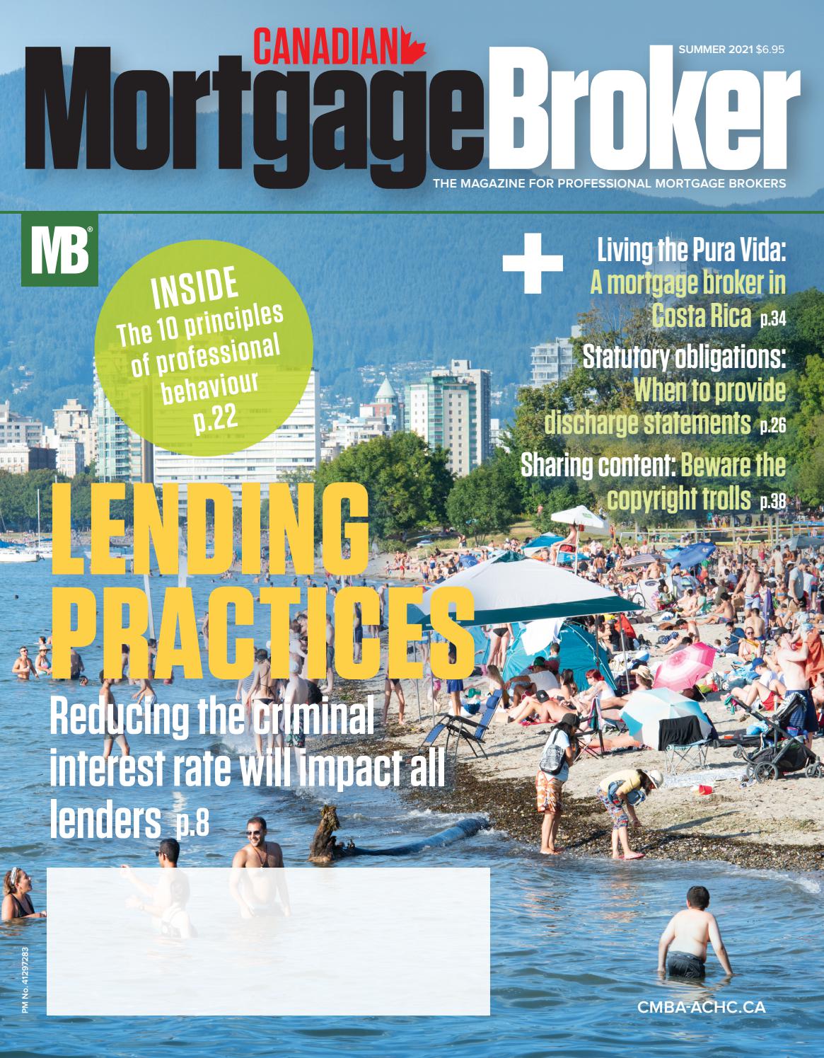 The Canadian Mortgage Broker Magazine - Summer 2021 by CMBA (National ...