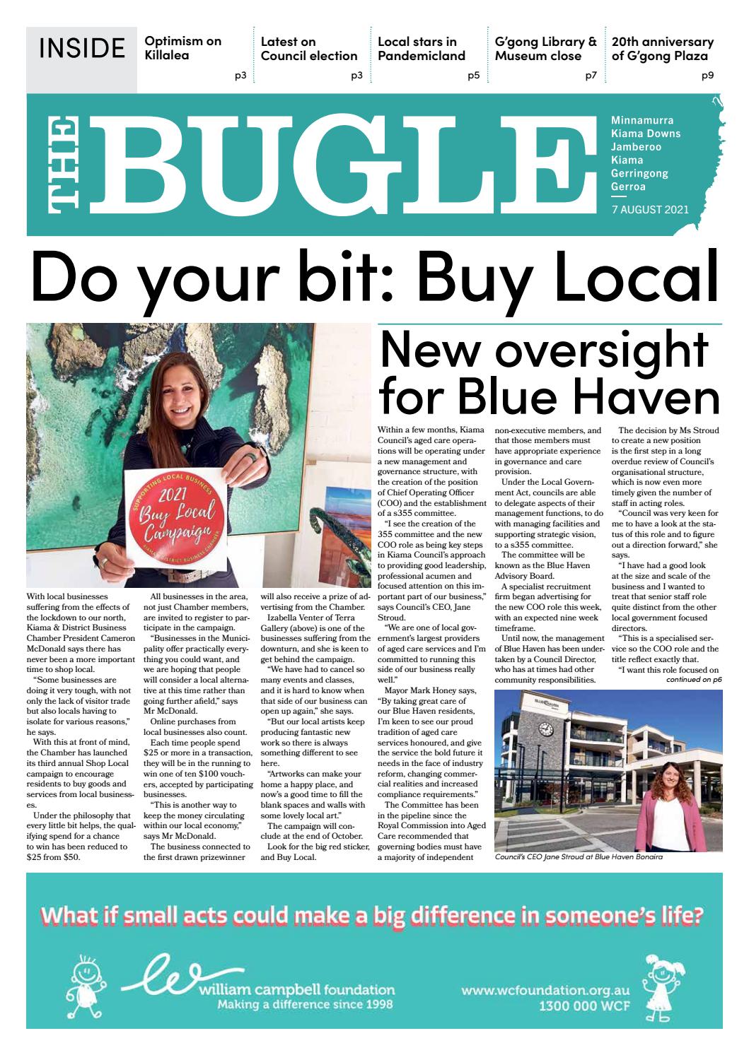 The Bugle 7 August 2021 by The Bugle Newspaper - Issuu
