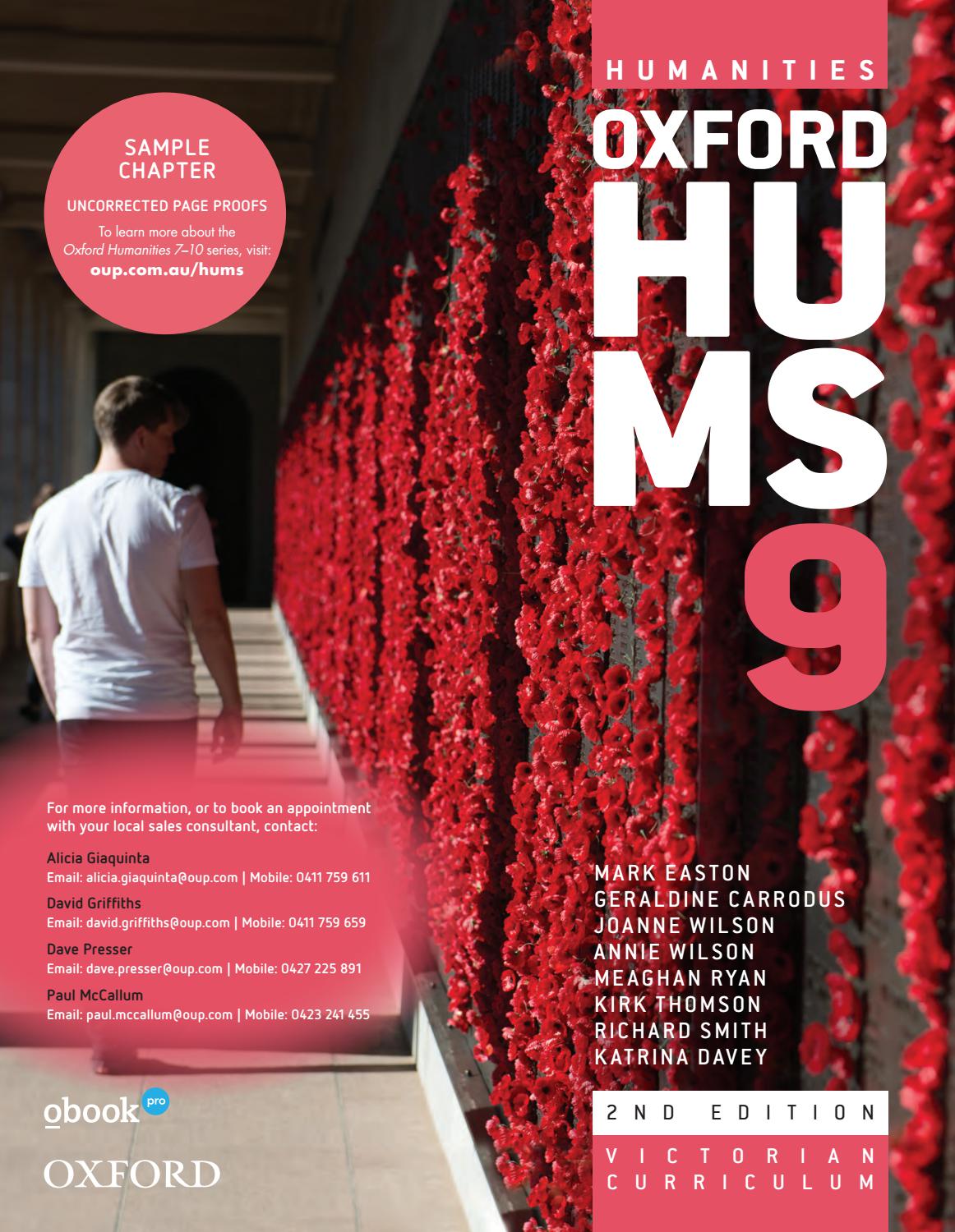 Oxford Humanities Victorian Curriculum Year 9 Sample Chapter by OUPANZ ...