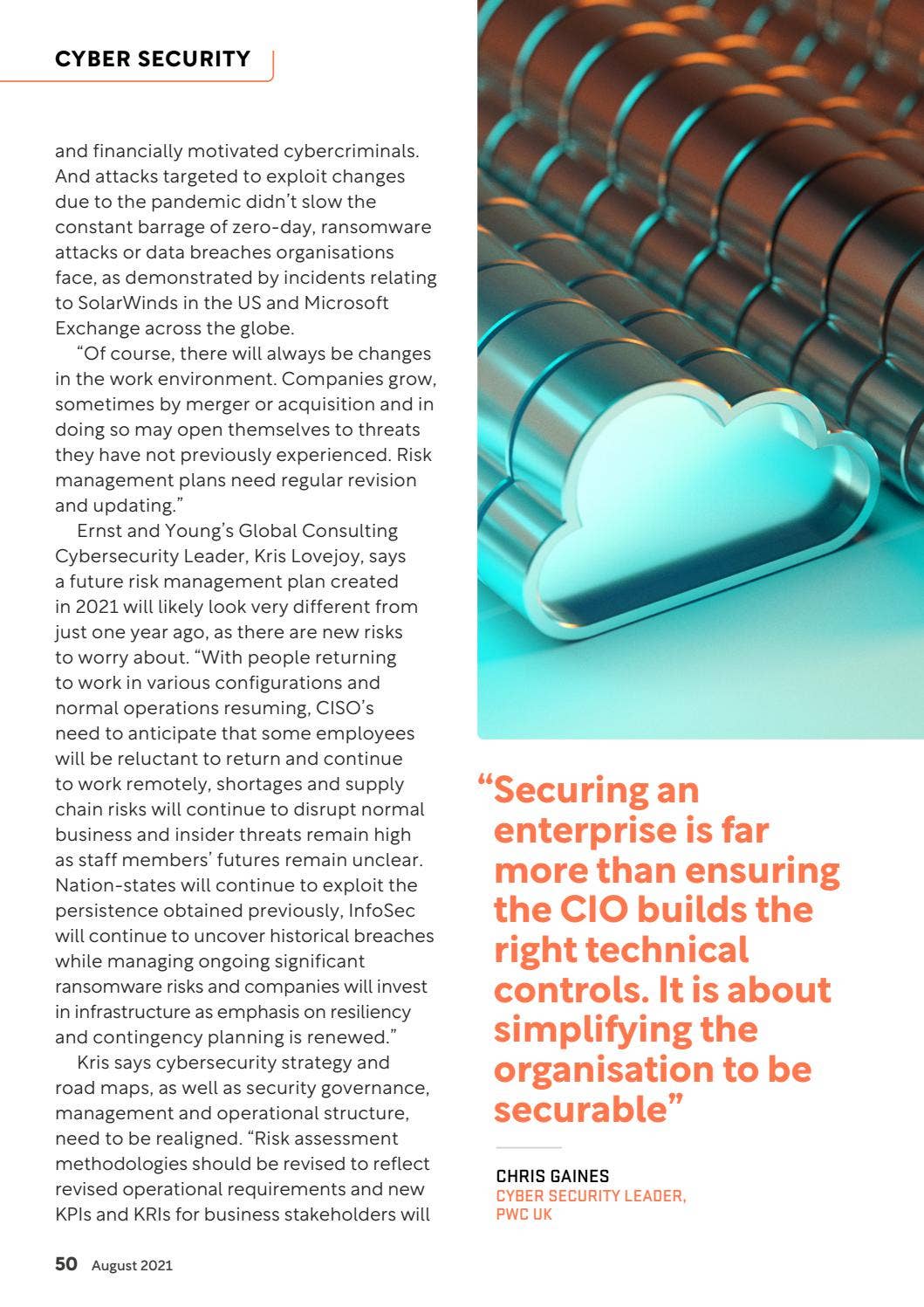 Cyber Magazine August 2021 by cybermagazine - Issuu