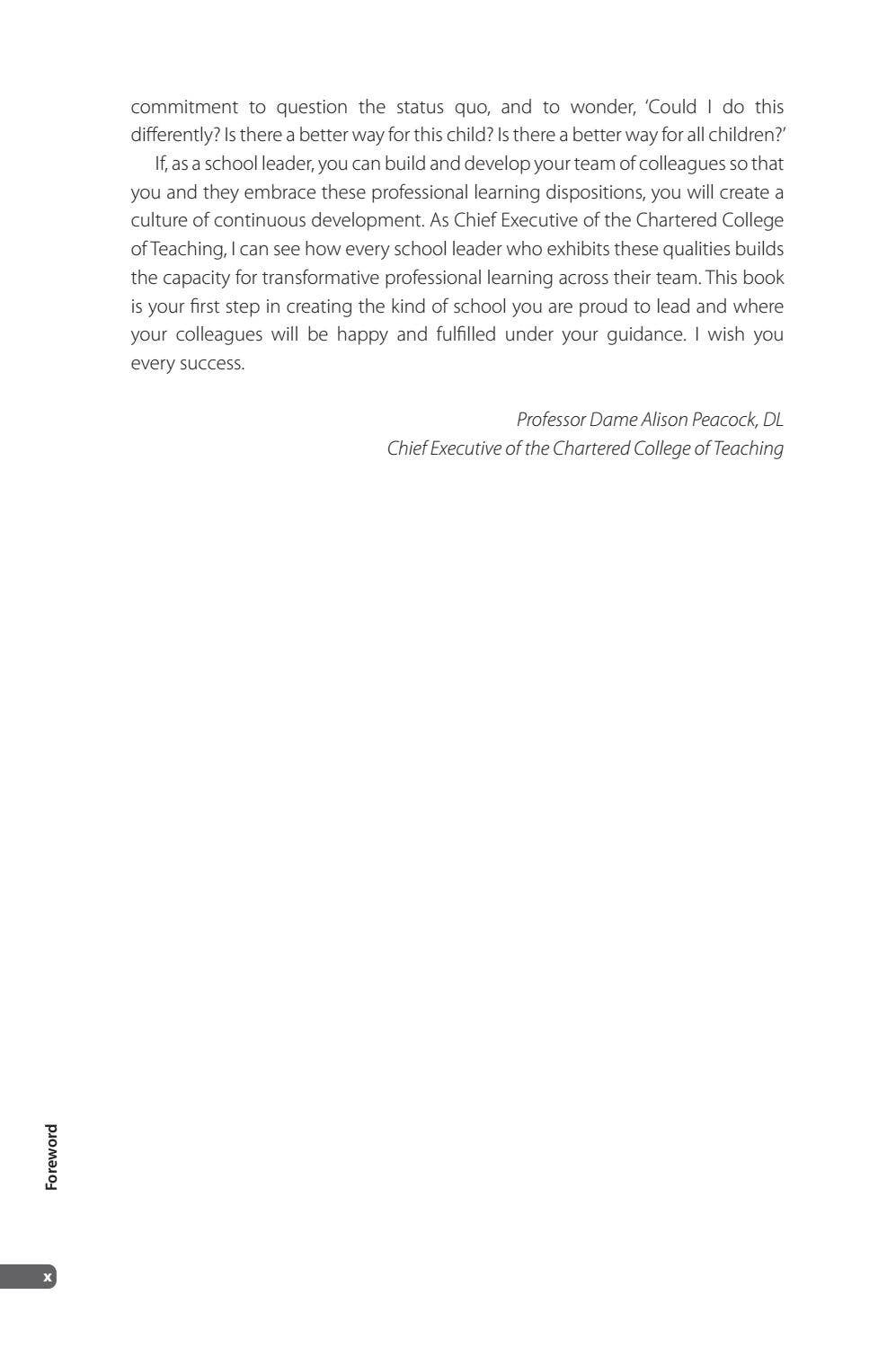 The Headteacher's Handbook by Rae Snape, EXTRACT by Bloomsbury ...