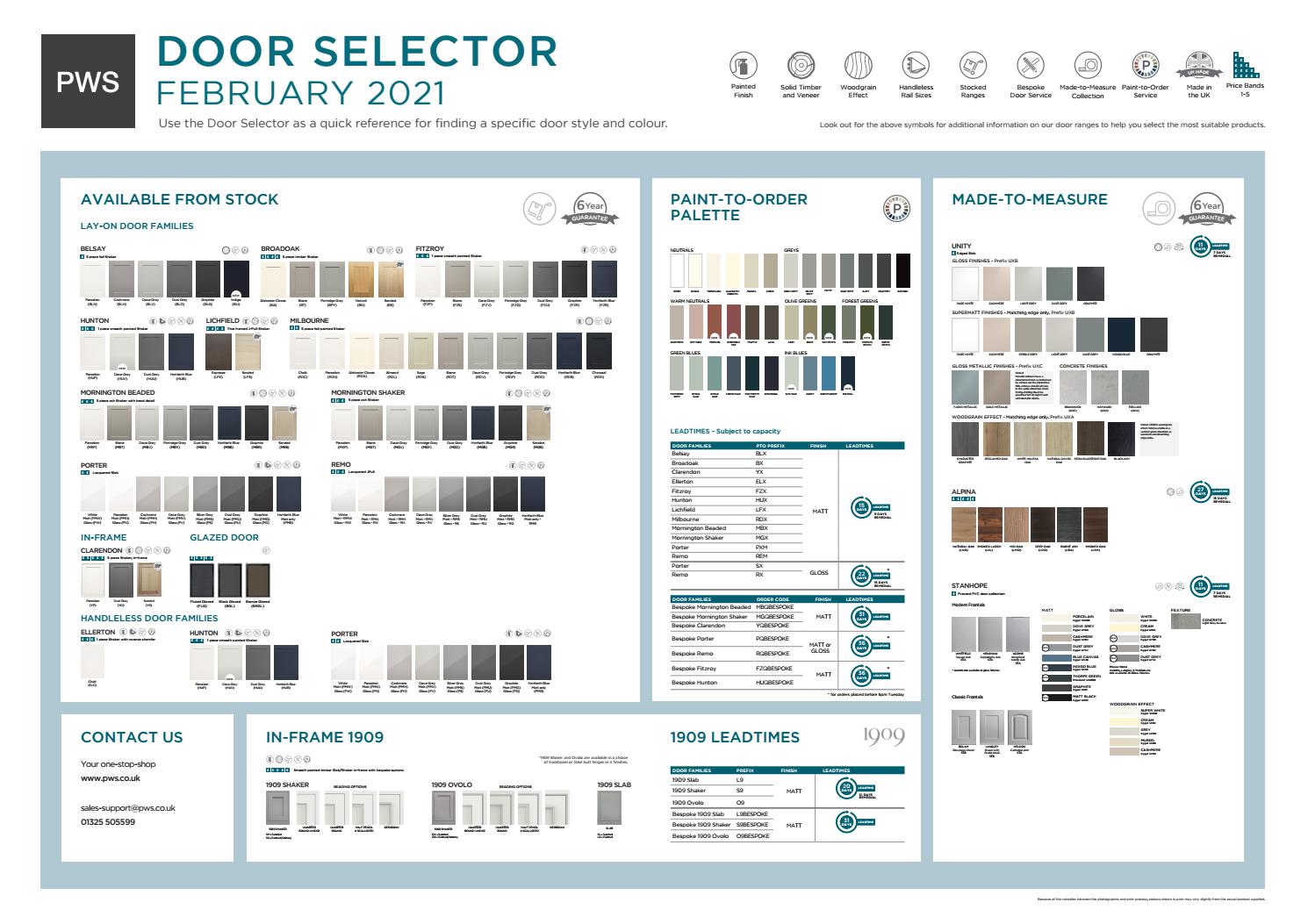 Feb 2021 Door Selector by PWS Distributors Ltd - Issuu