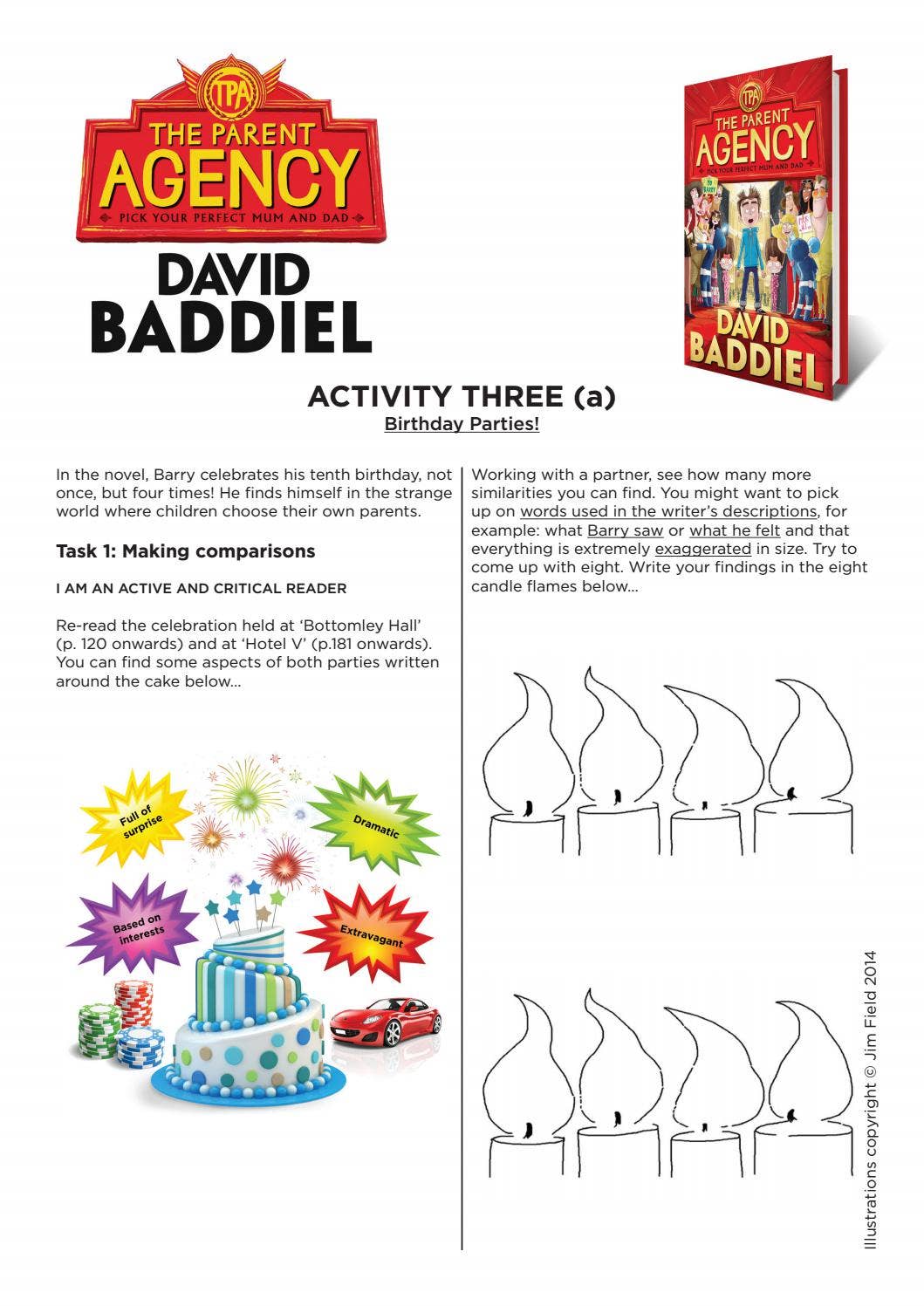 The Parent Agency by David Baddiel - FREE teaching resources by ...