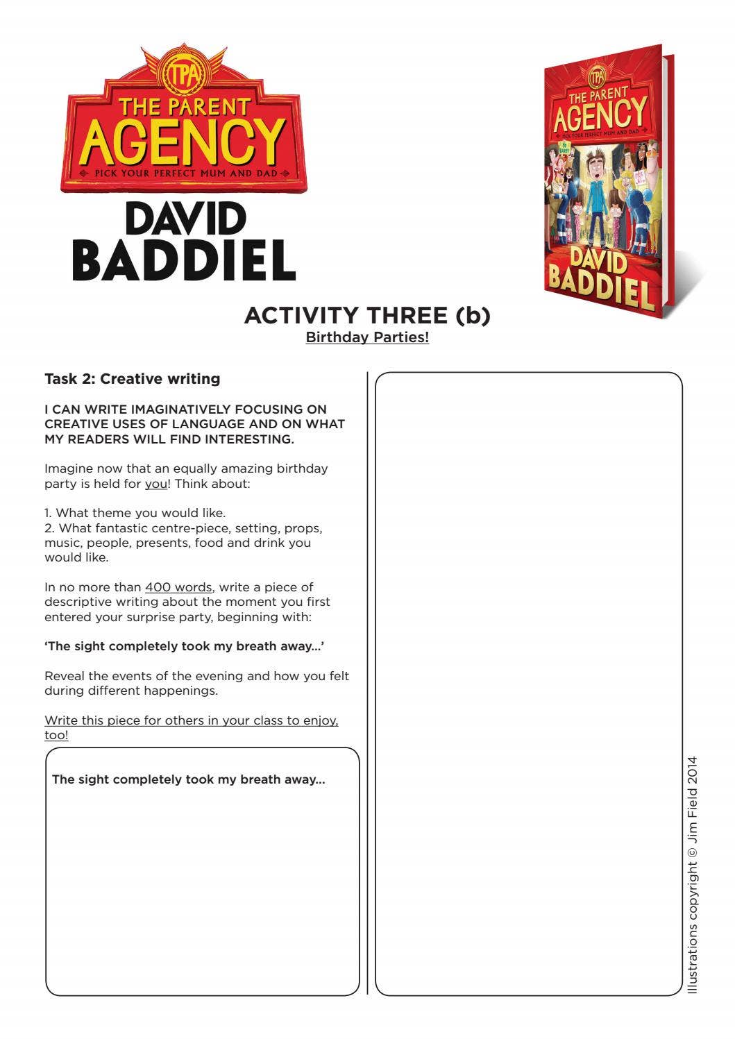 The Parent Agency by David Baddiel - FREE teaching resources by ...