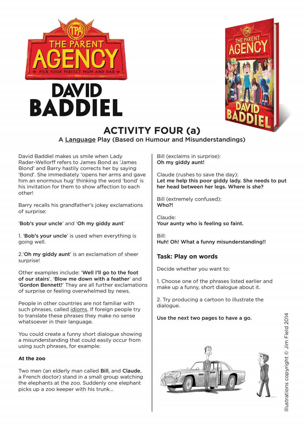 The Parent Agency by David Baddiel - FREE teaching resources by ...