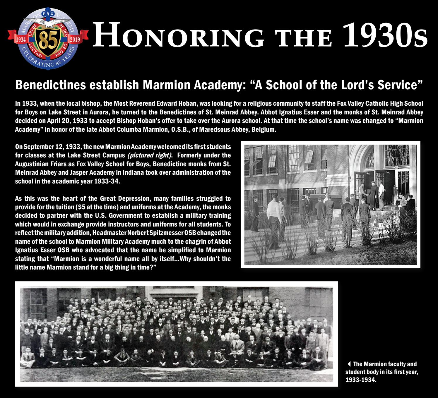 85 years of Marmion (1934-2019) by Marmion Academy - Issuu