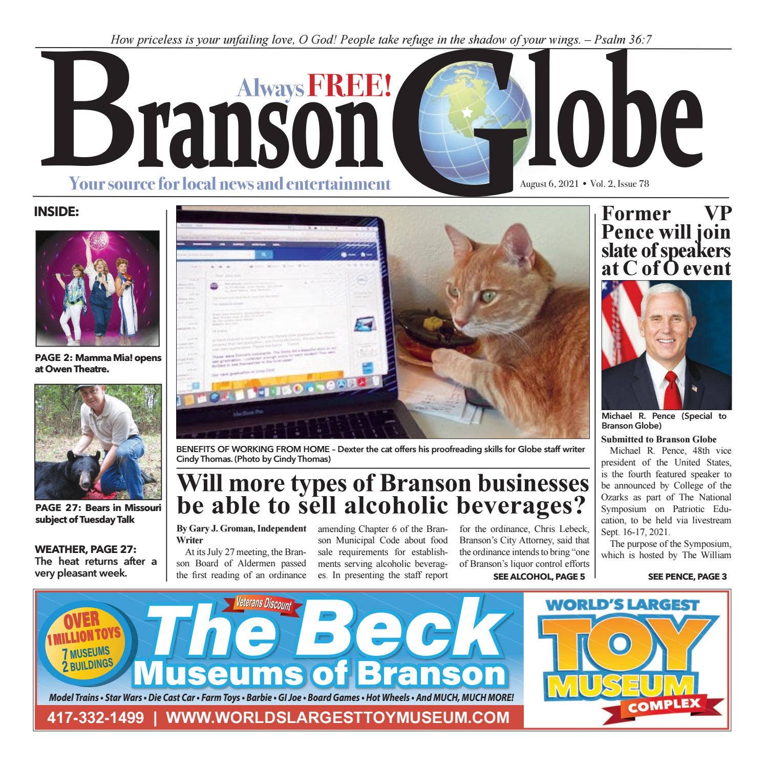 Branson Globe, August 6, 2021 by bransonglobe - Issuu