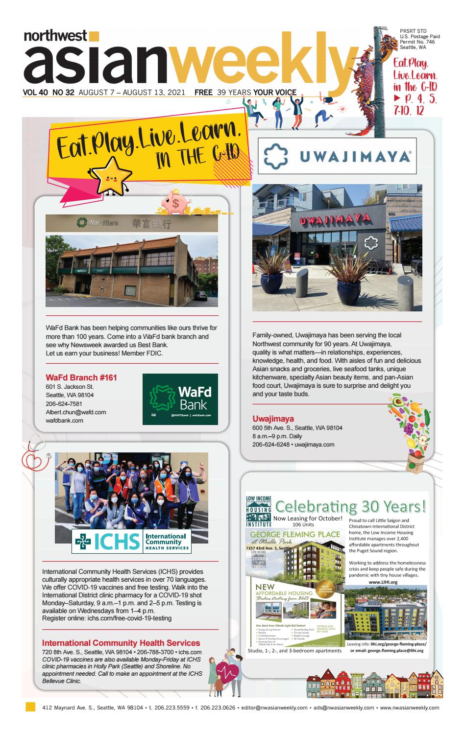 VOL 40 NO 32 | AUGUST 7 – AUGUST 13, 2021 by Northwest Asian Weekly - Issuu