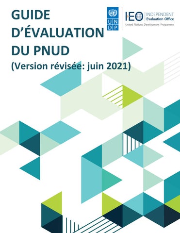 UNDP Evaluation Guidelines FR June 2021 by UNDP Independent Evaluation ...