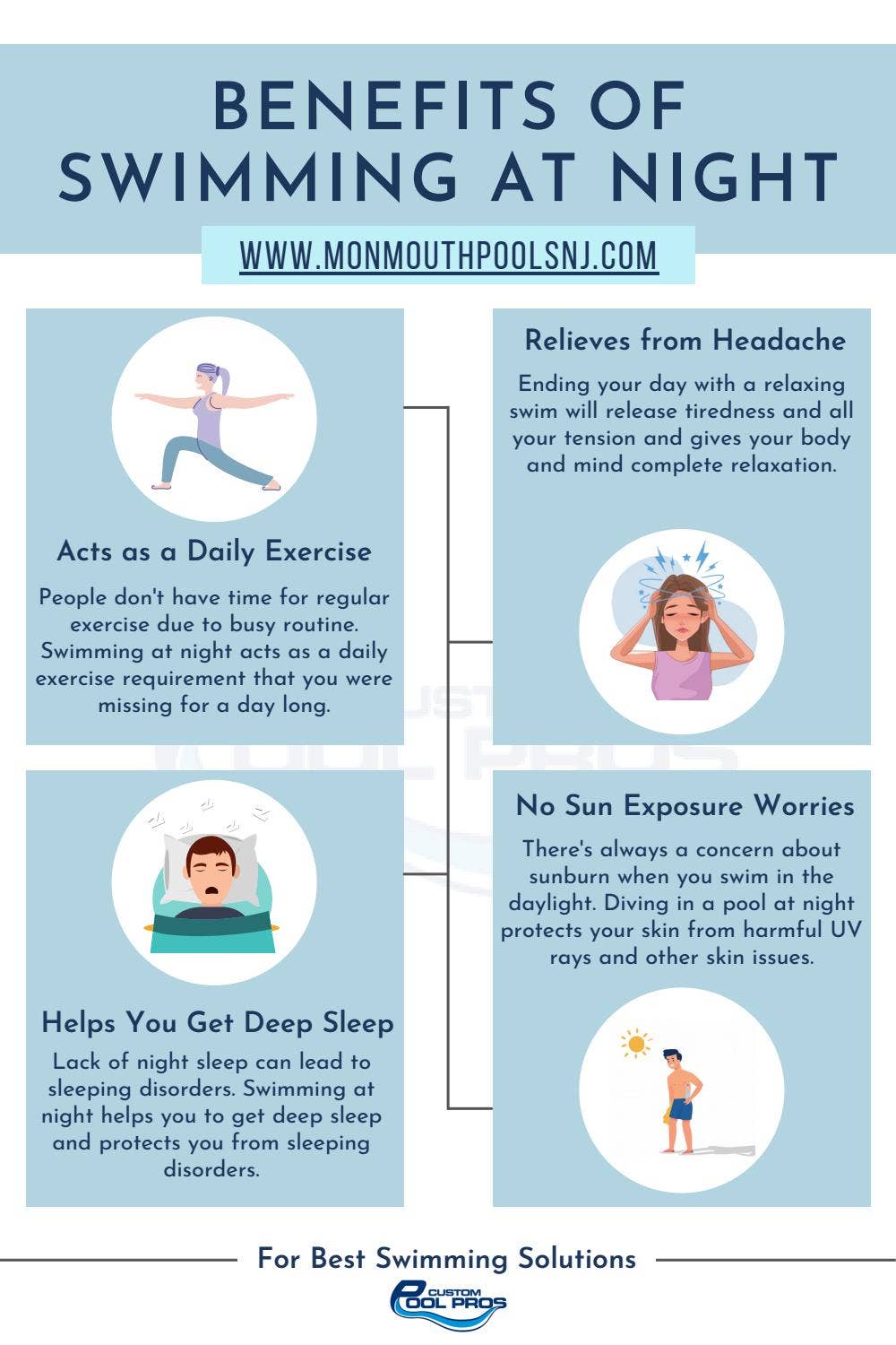 Benefits of swimming at Night by Monmouth Pools NJ - Issuu