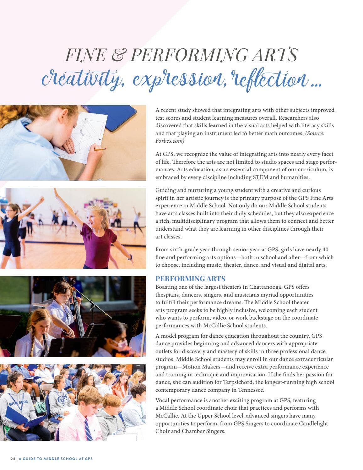 A Guide to Middle School at GPS | Middle School Parent Viewbook by ...