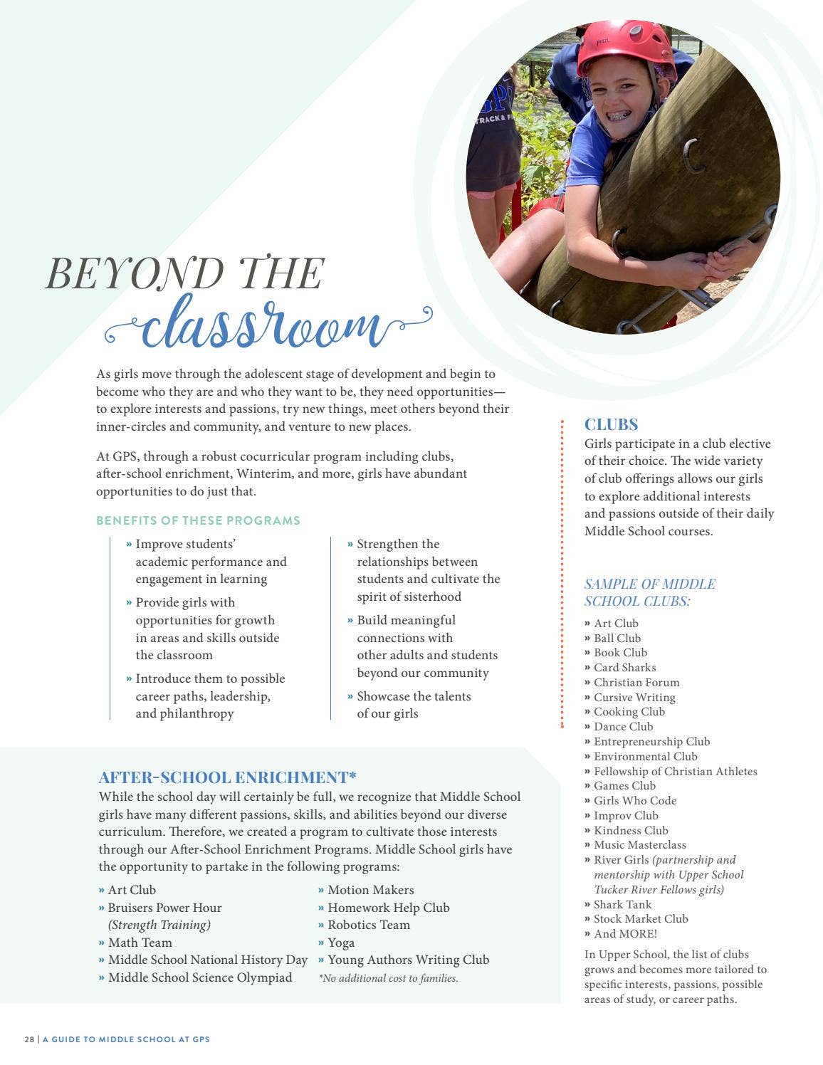 A Guide to Middle School at GPS | Middle School Parent Viewbook by ...