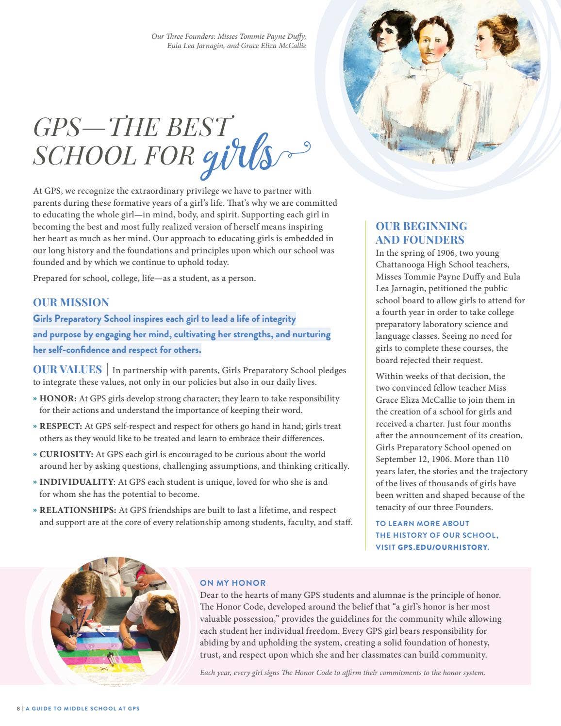 A Guide to Middle School at GPS | Middle School Parent Viewbook by ...