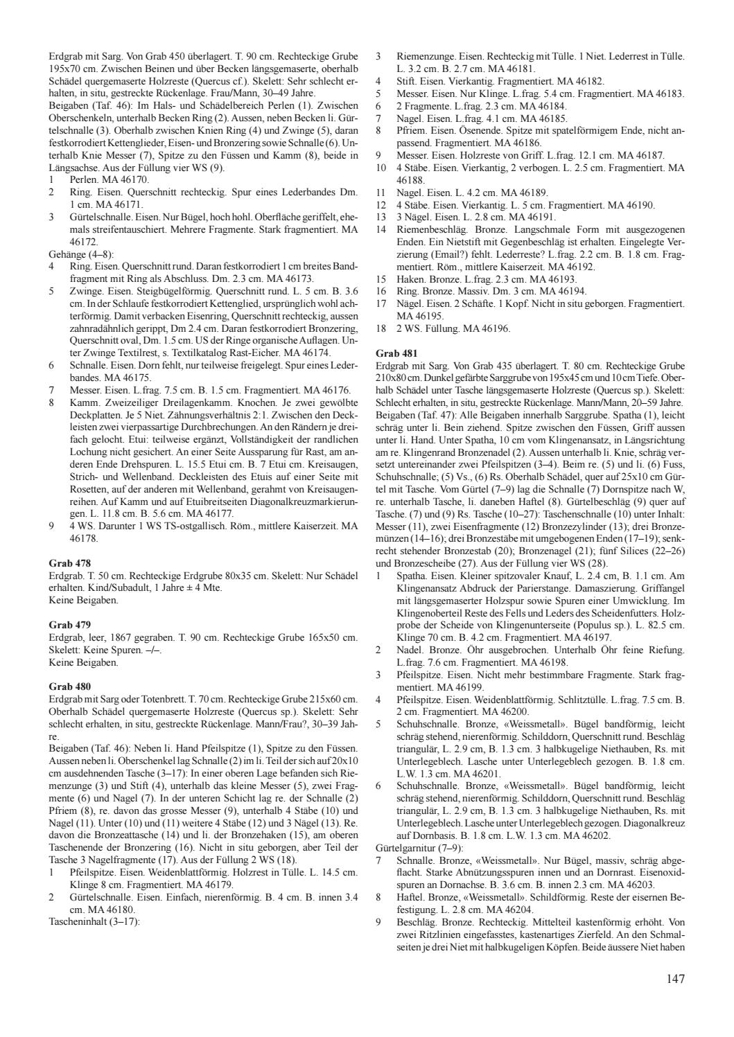 Das frühmittelalterliche Schleitheim. Schaffhauser Archäologie 5 by ksd-sh - Issuu