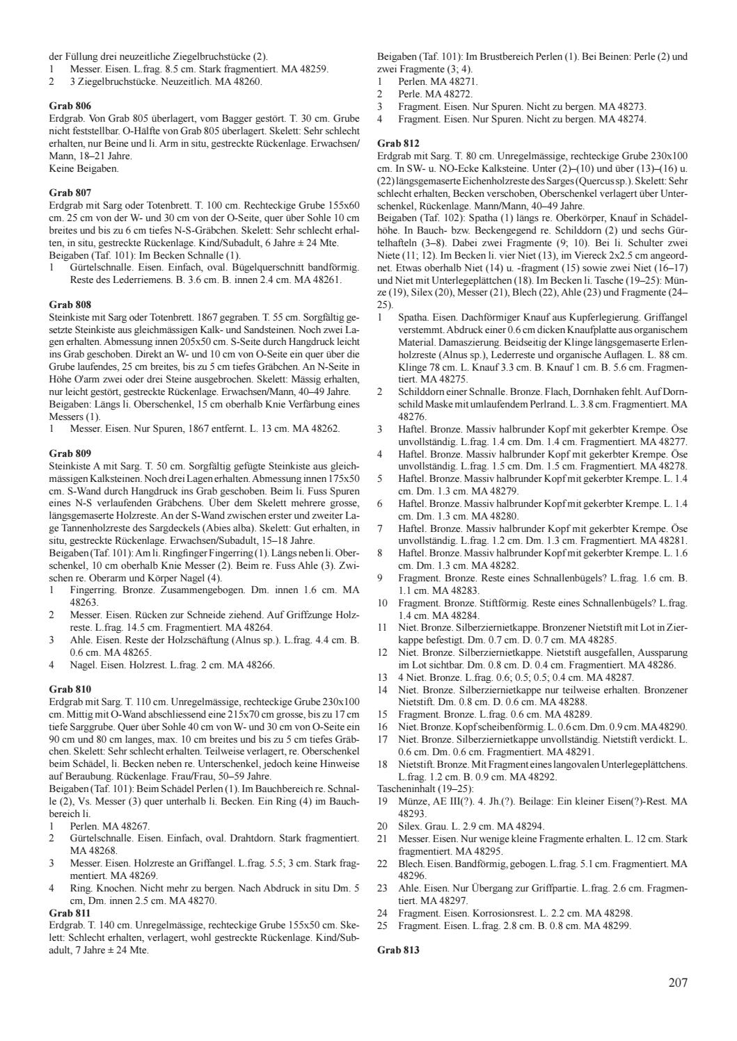 Das frühmittelalterliche Schleitheim. Schaffhauser Archäologie 5 by ksd-sh - Issuu