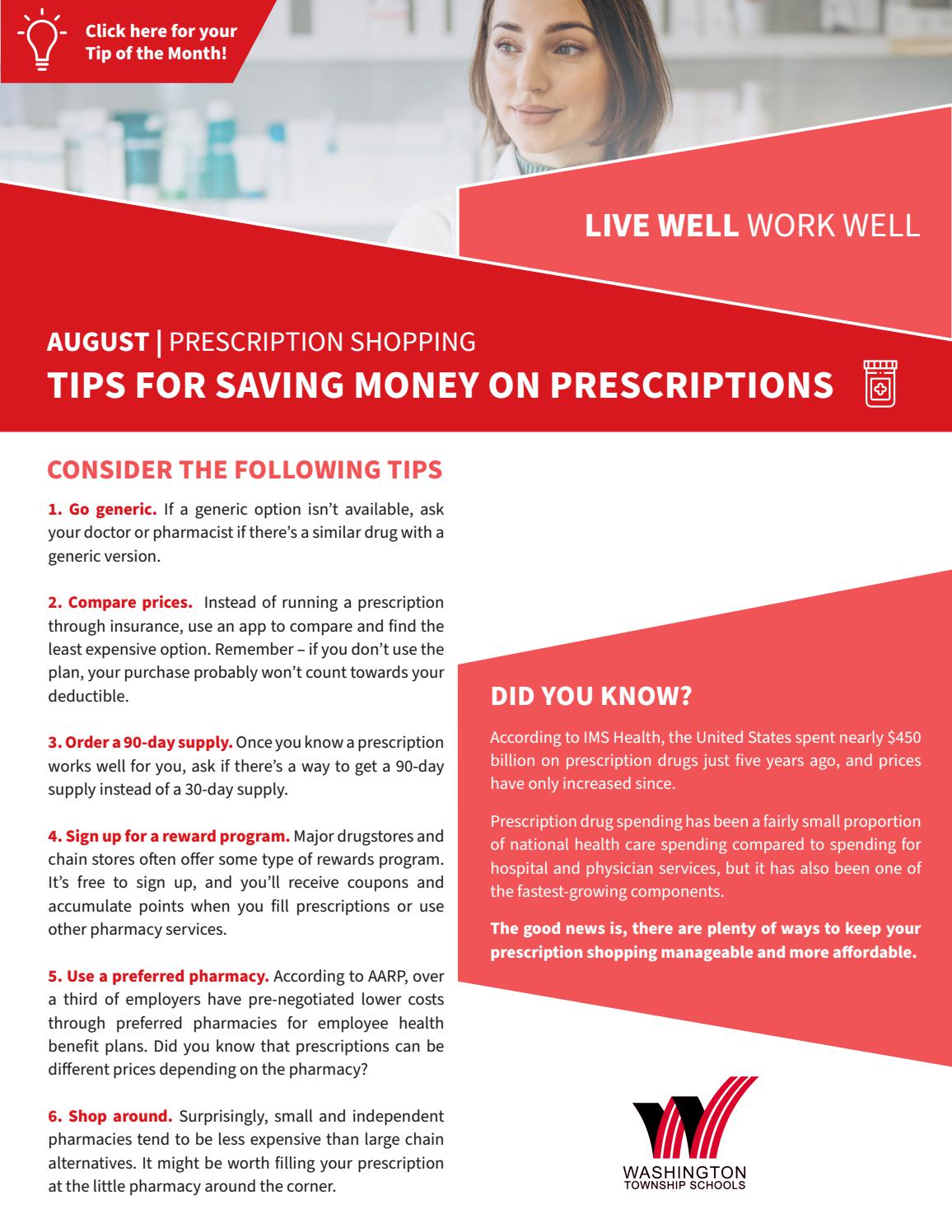 Tips for Saving Money on Prescriptions by MJ Insurance - Issuu