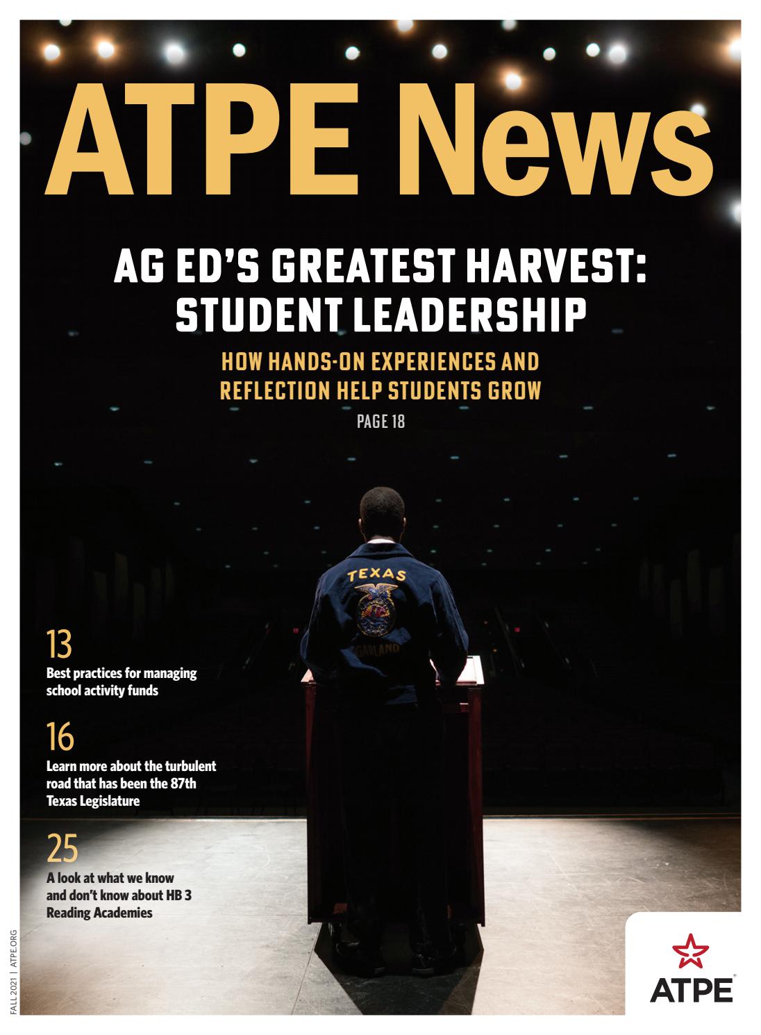 Fall 2021 ATPE News by Association of Texas Professional Educators - Issuu