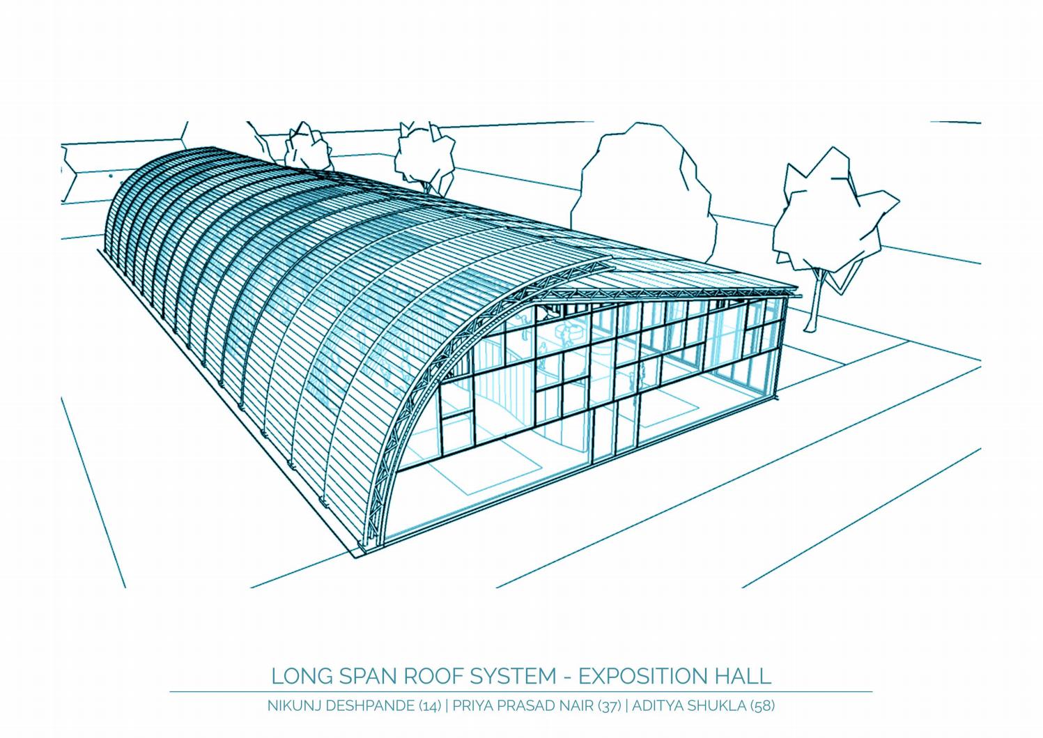Long Span Roofs - Exposition Hall - Building Construction Studio ...