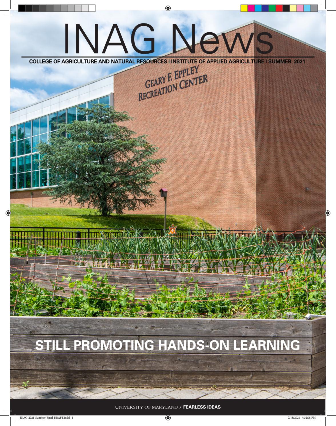 Summer 2021 INAG News by Institute of Applied Agriculture - Issuu