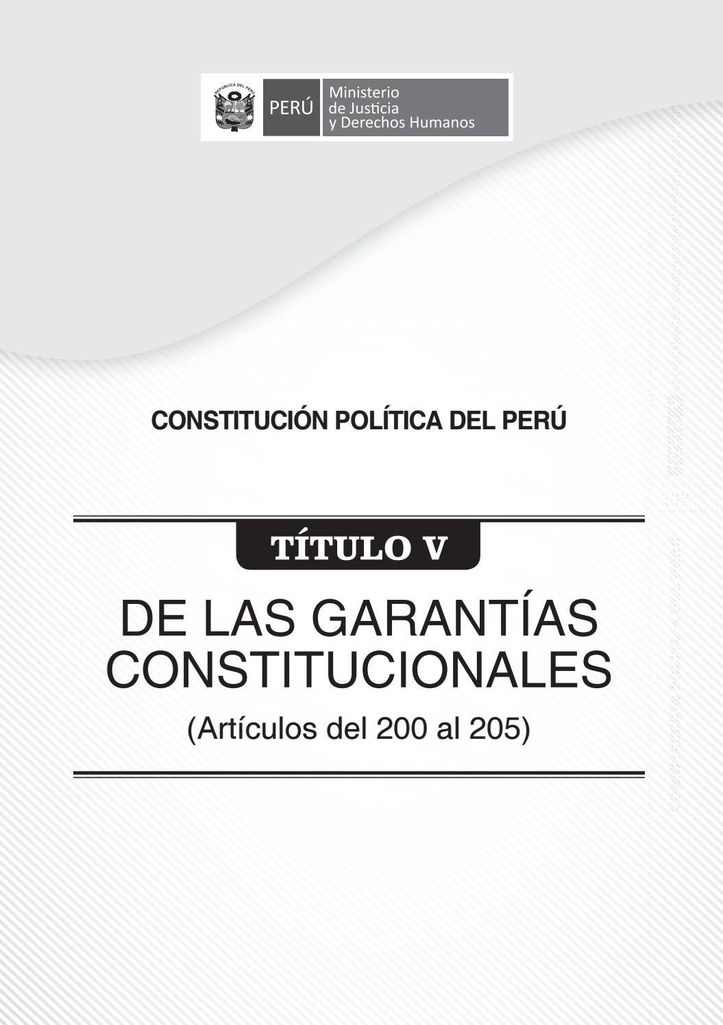 CONSTITUCIÓN POLÍTICA DEL PERÚ 1993 by CÉSAR GUILLERMO GONZÁLEZ DELGADO ...