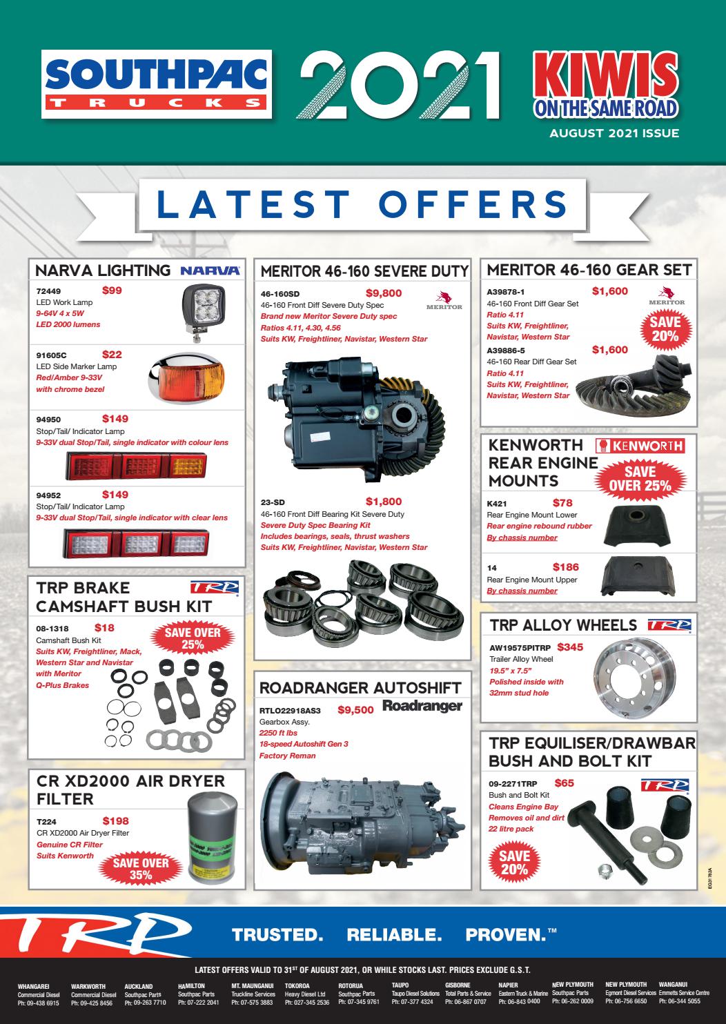 Southpac Parts August 2021 by NZ Truck & Driver - Issuu