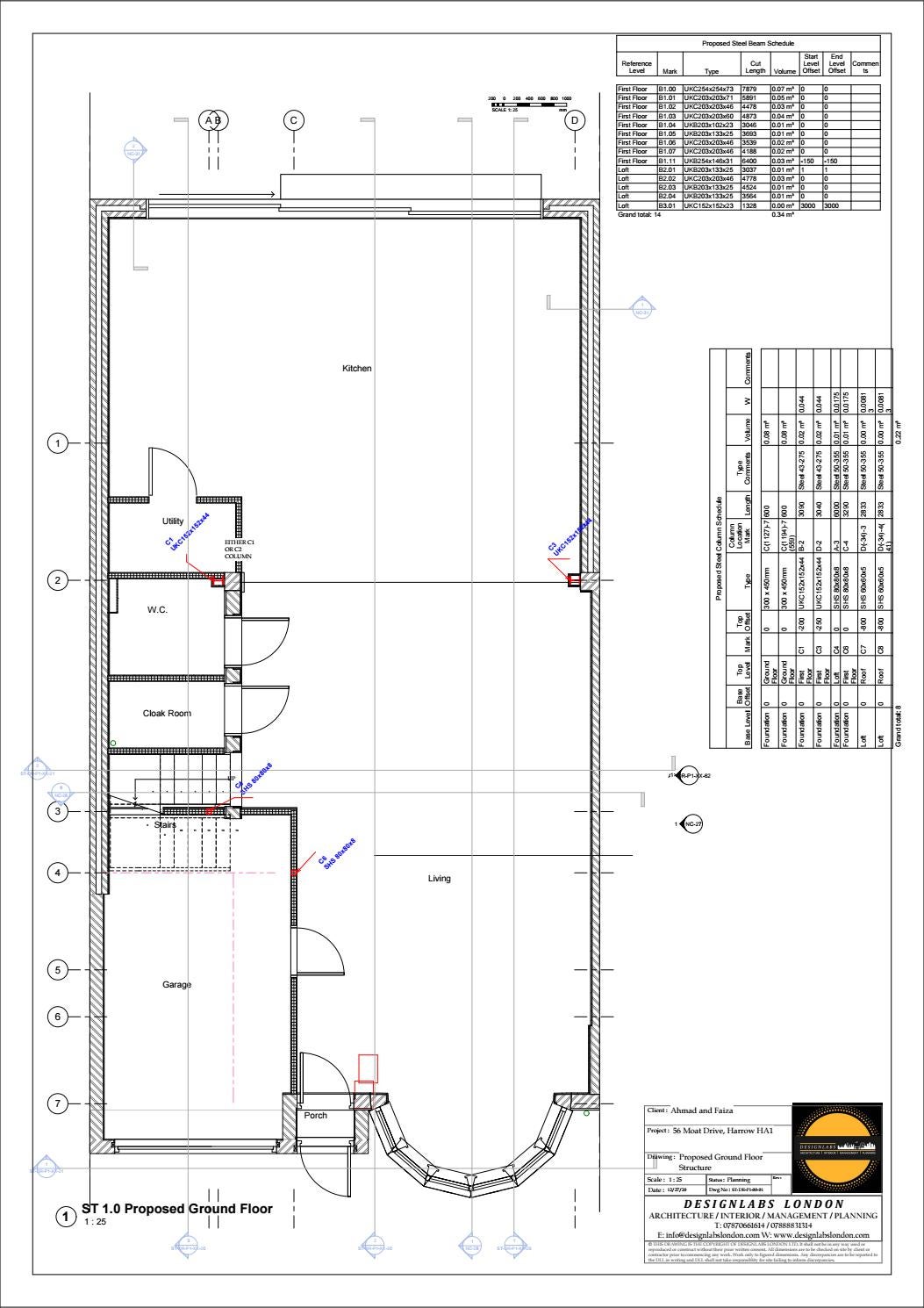 Structures Drawings and Calculations Example by Designlabs London - Issuu
