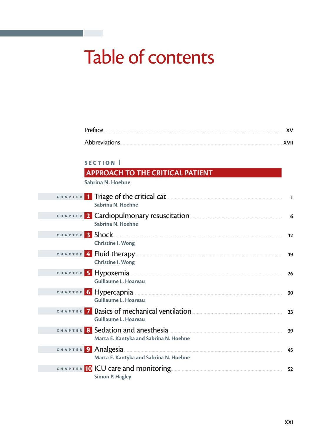 Feline emergency & critical care medicine by Grupo Asís - Issuu